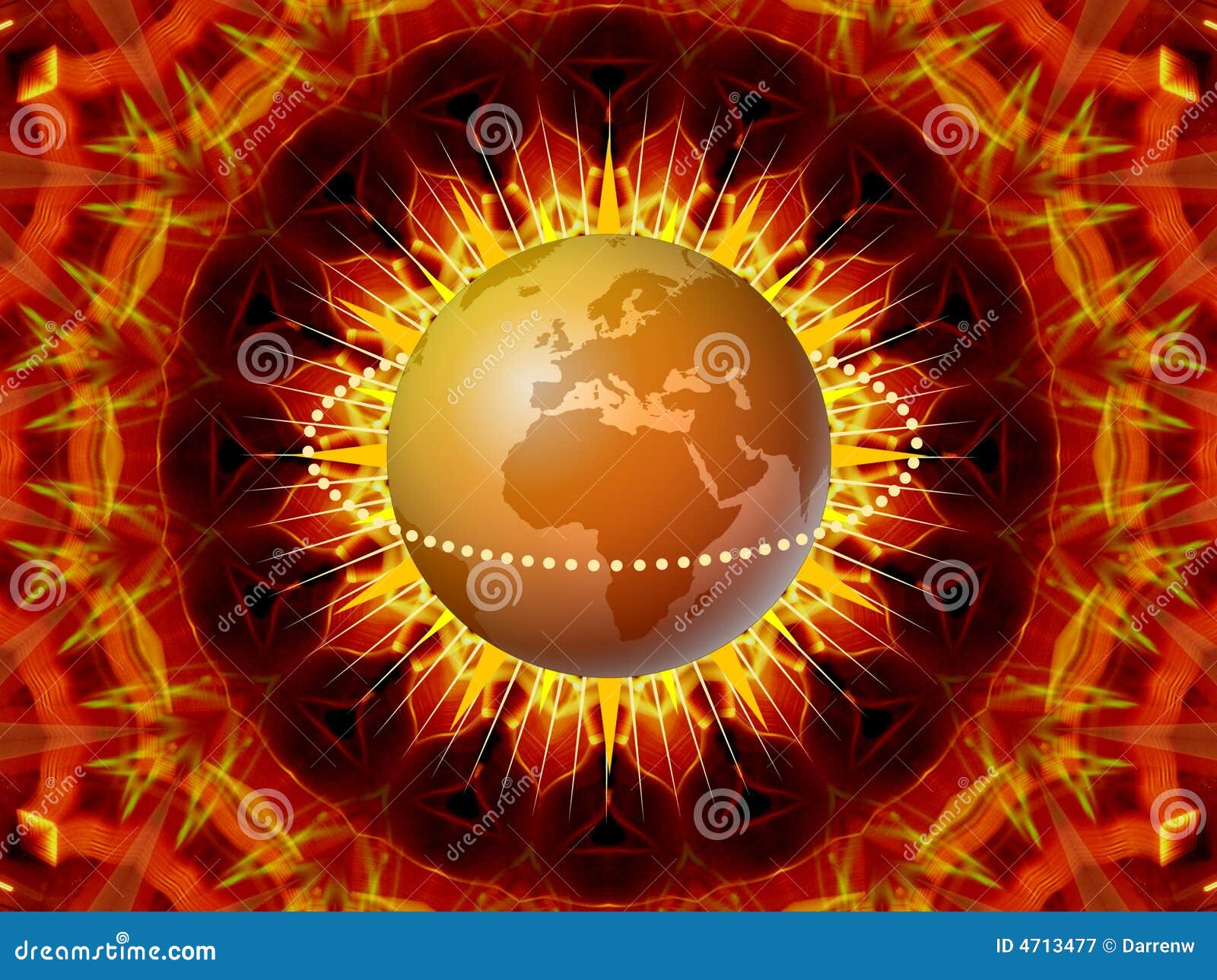 Earth design stock illustration. Illustration of kaleidoscopic - 4713477