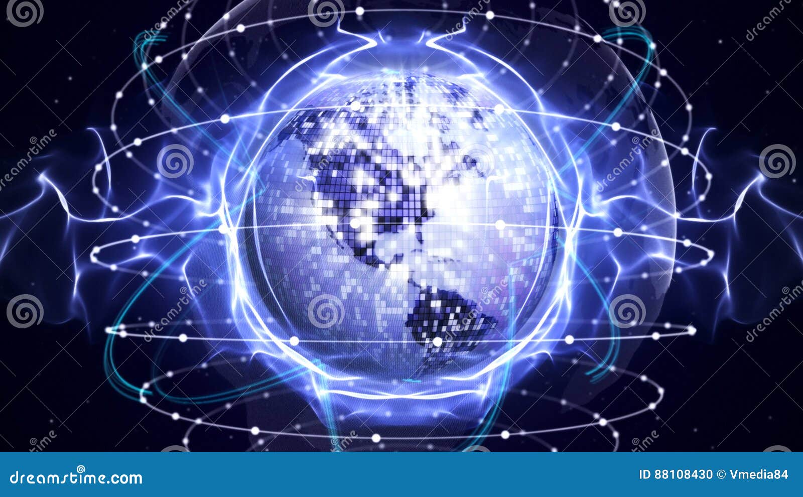 Red Computer Graphics Cards. Electronic Waste Pile On Blurry Background ...