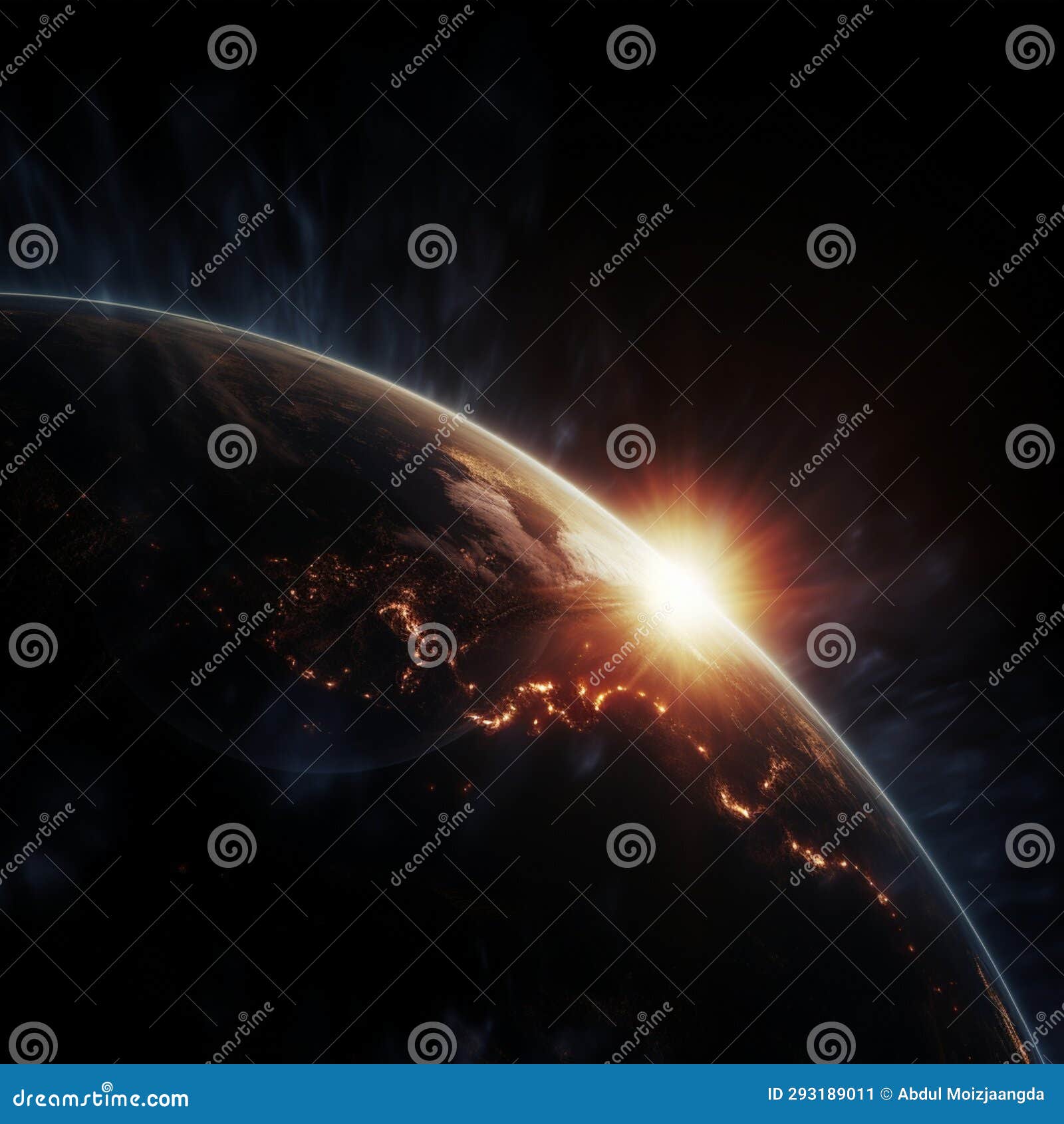 Earth Eclipses the Sun in a Breathtaking Solar Celestial Dance Stock ...