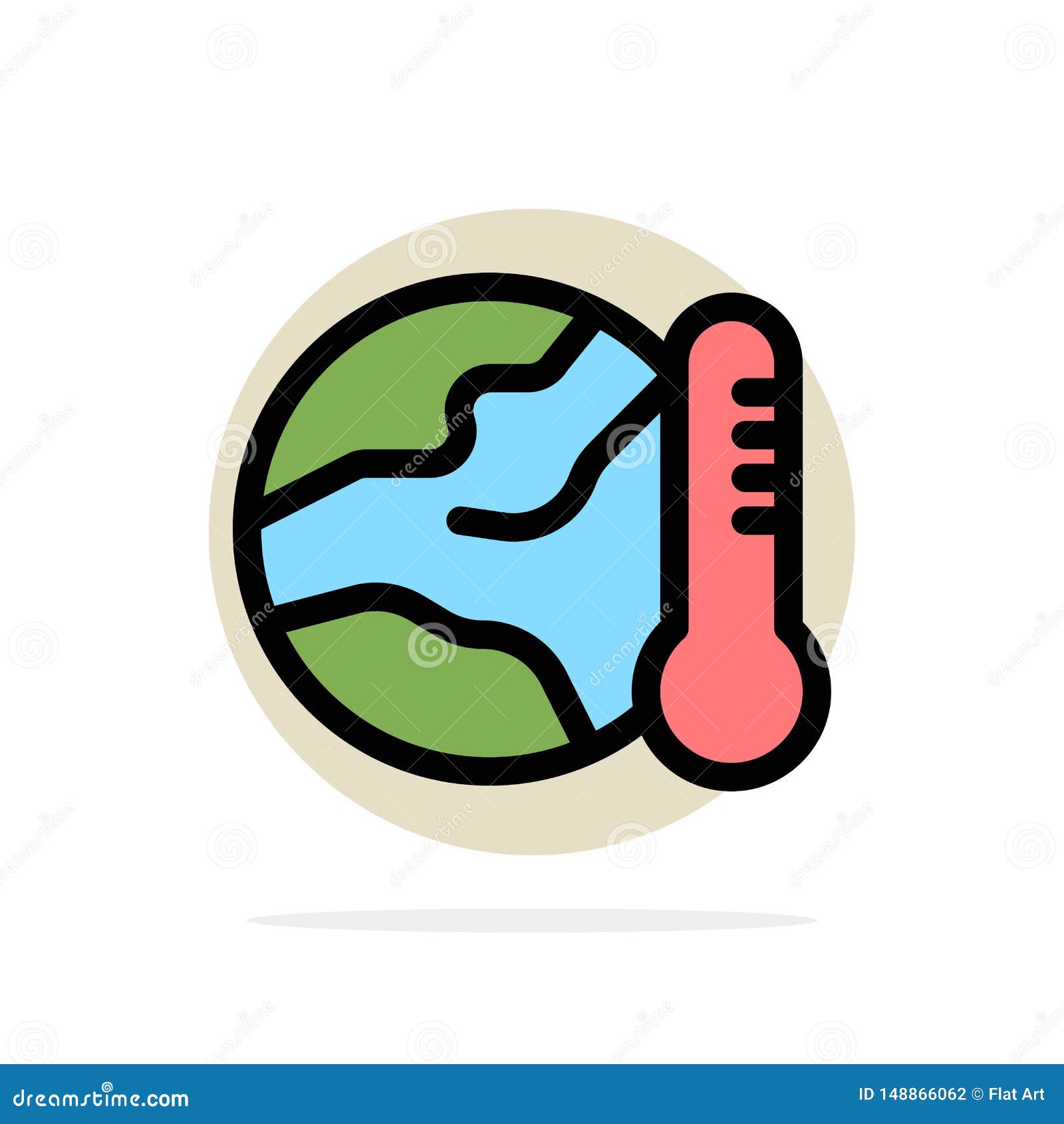 Earth, Environment, Global, Hot, Temperature Abstract Circle Background ...