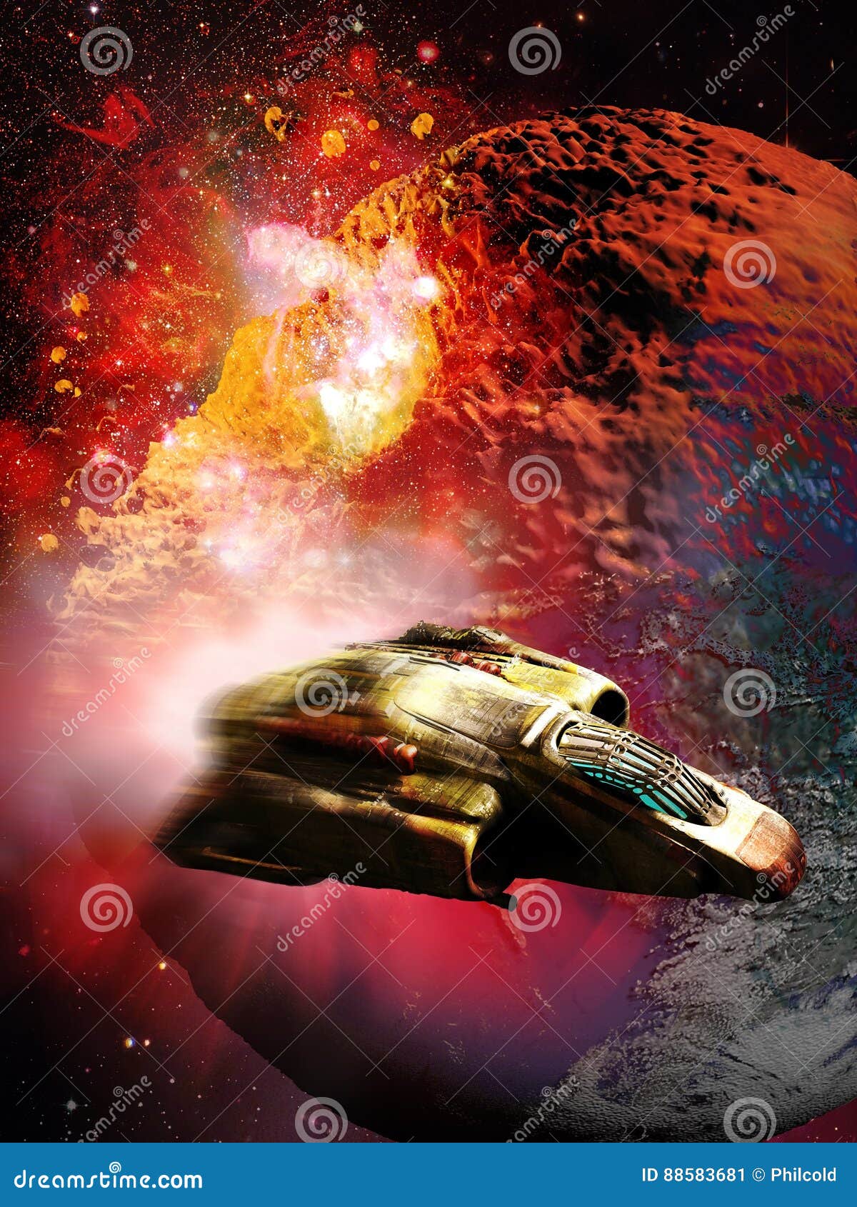 Earth exploding stock illustration. Illustration of eruption - 88583681