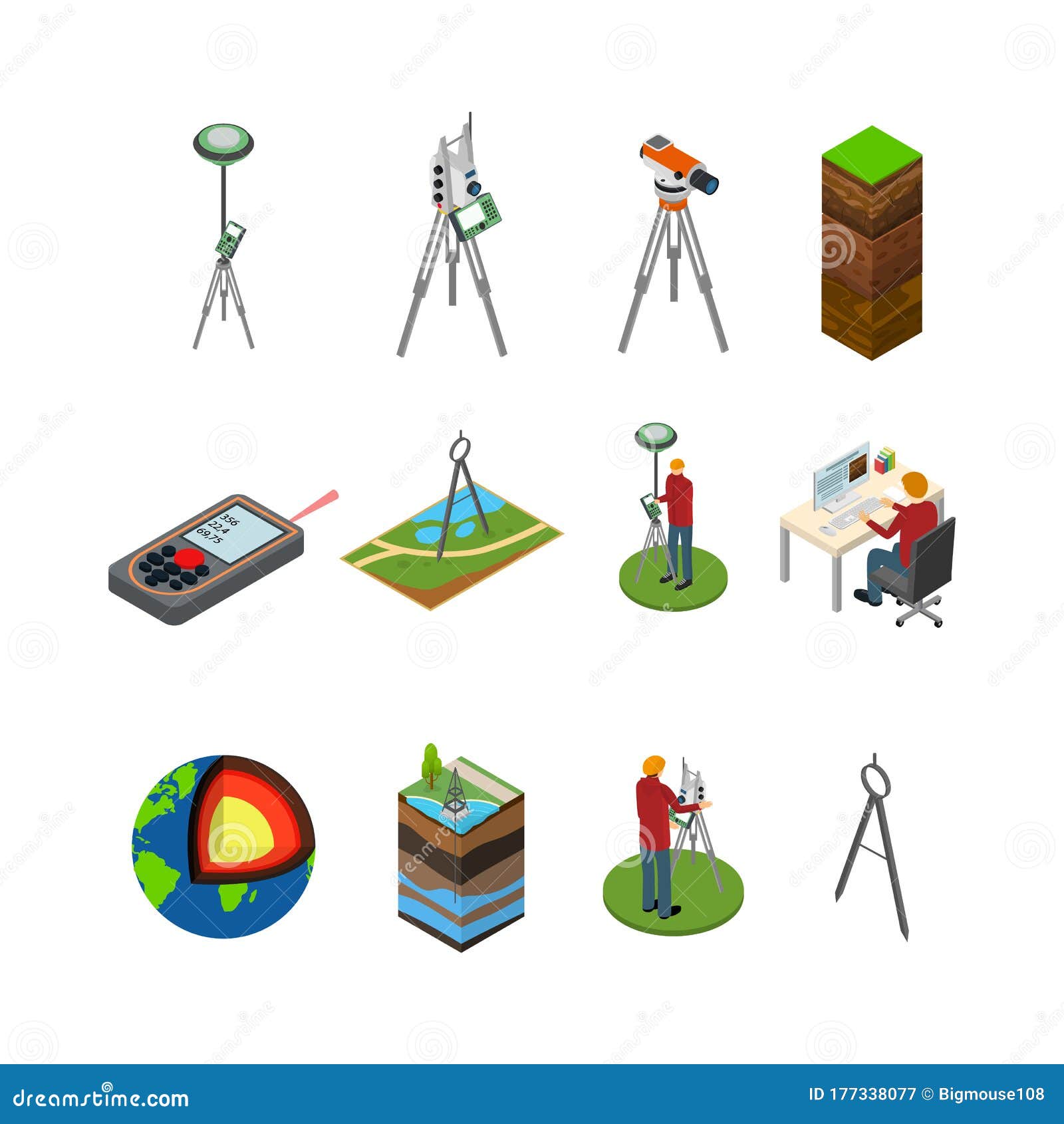 Earth Exploration Concept Icon 3d Isometric View. Vector Stock Vector ...