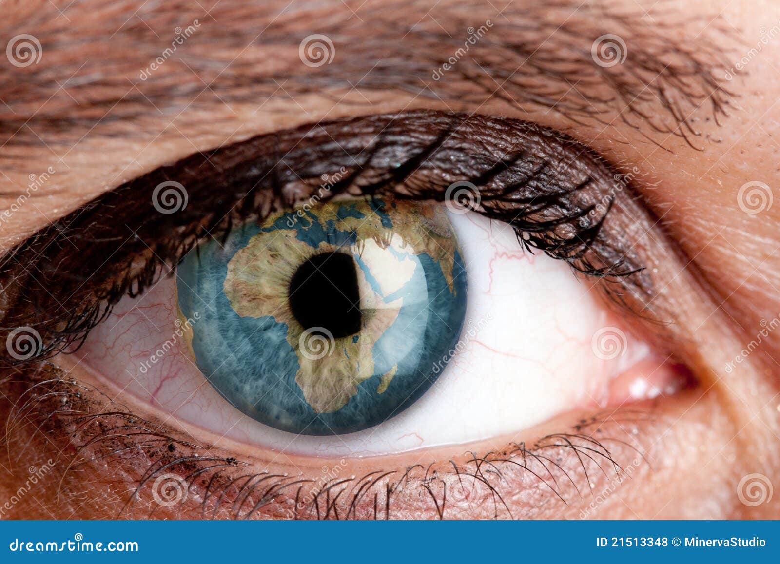 Earth eye stock photo. Image of africa, communications - 21513348