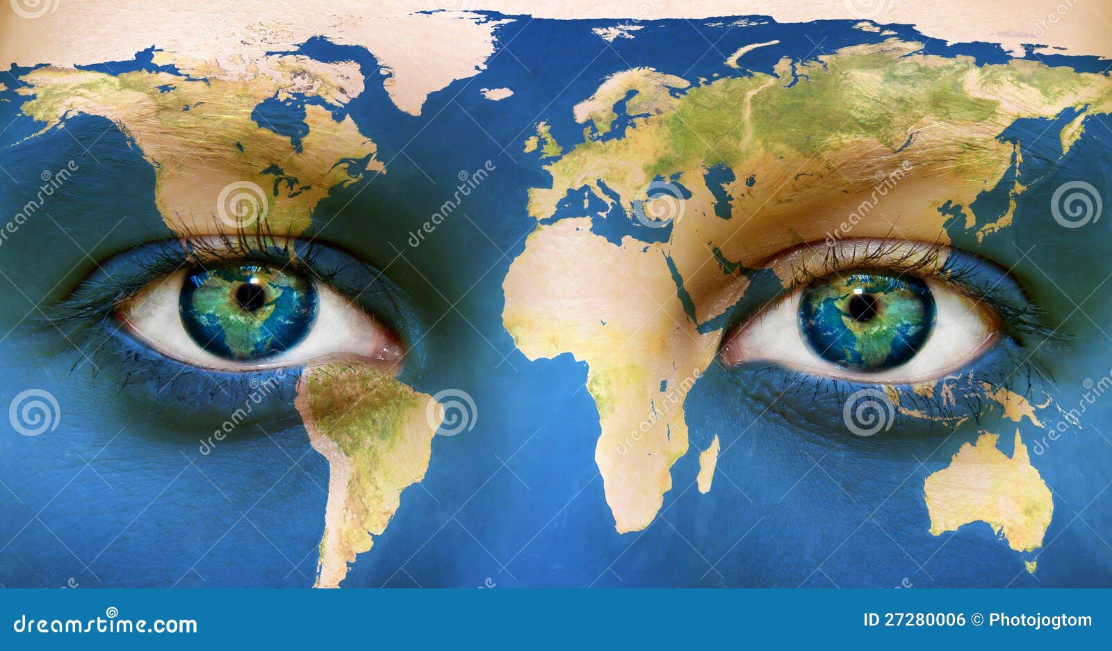 Earth Eyes stock photo. Image of girl, geography, faith - 27280006