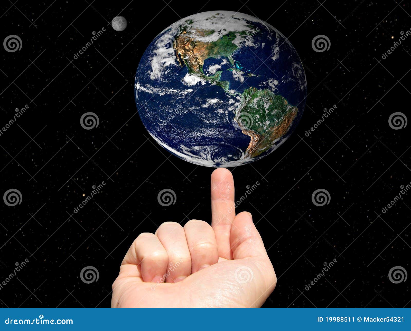 Earth on finger stock image. Image of worldwide, geography - 19988511