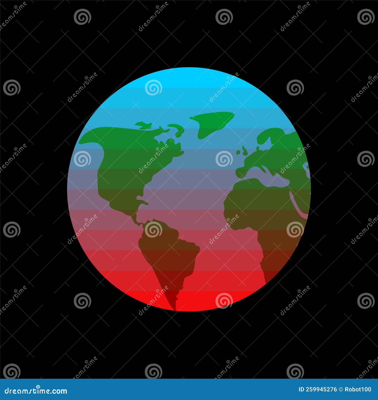 Earth is on Fire. Planet Earth is on Fire Stock Vector - Illustration ...
