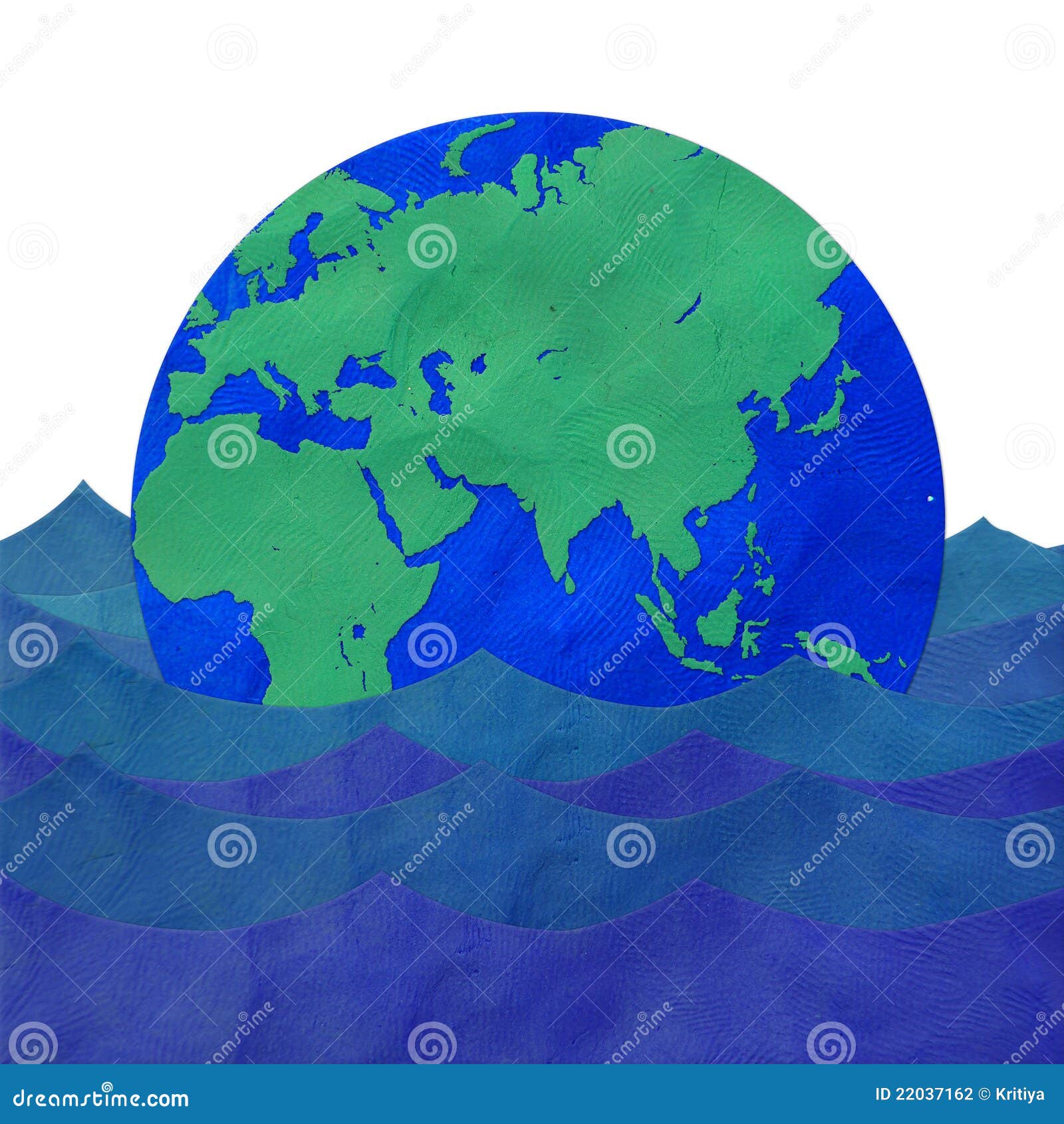 The earth floating stock illustration. Illustration of fresh - 22037162