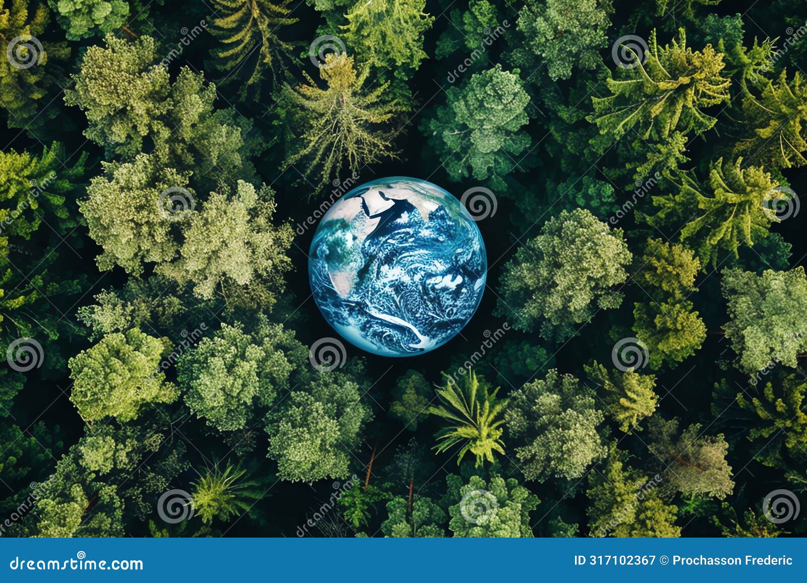 Earth Day Forest. A Set Of Trees. Spruce Pine Linden Birch Bushes ...