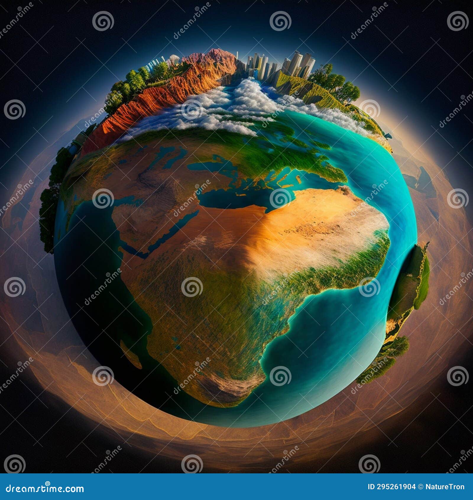 The Earth in the Form of Earth the Earth in the Sky Earth from the ...