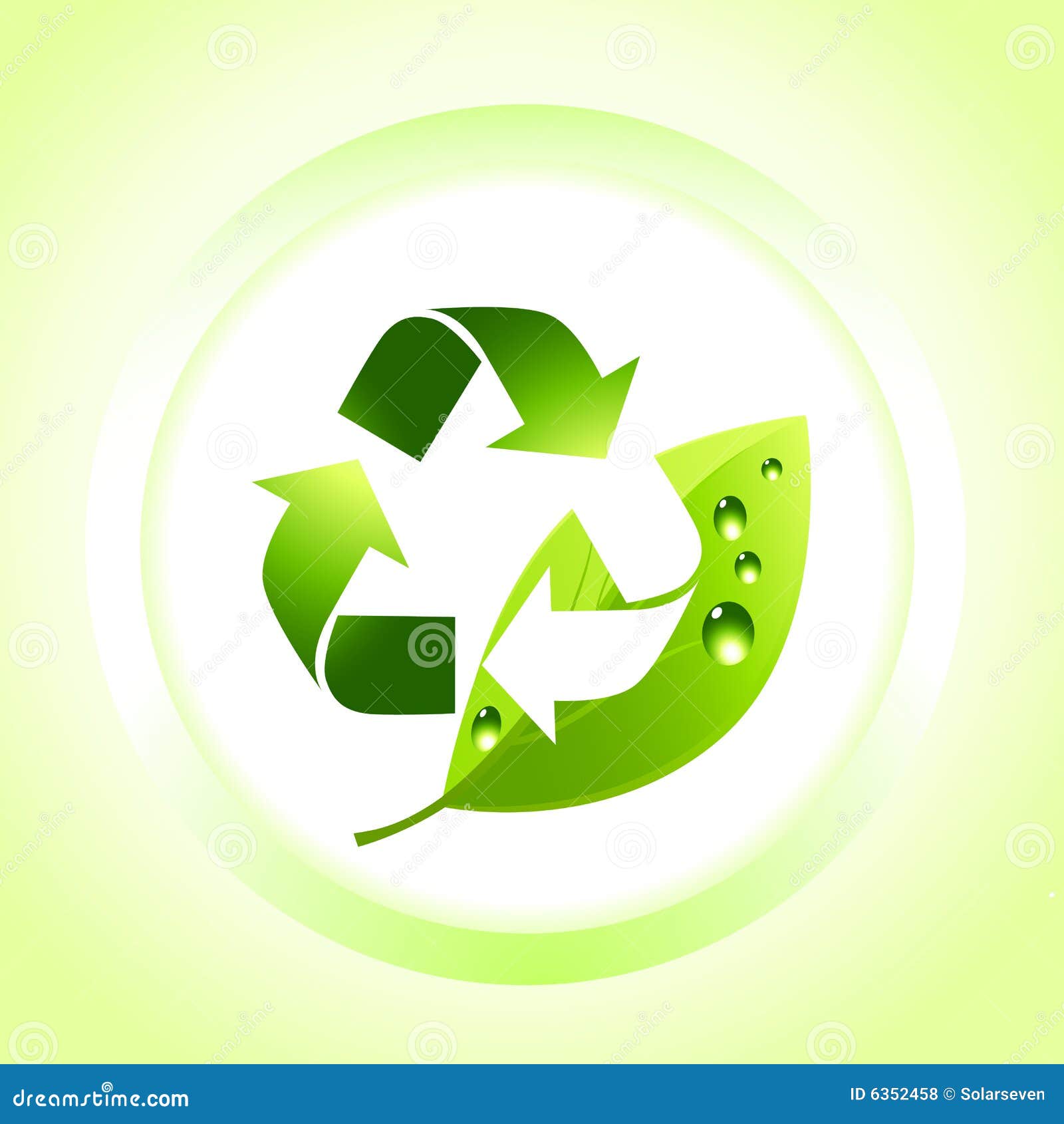 Earth Friendly Icon stock illustration. Illustration of design - 6352458