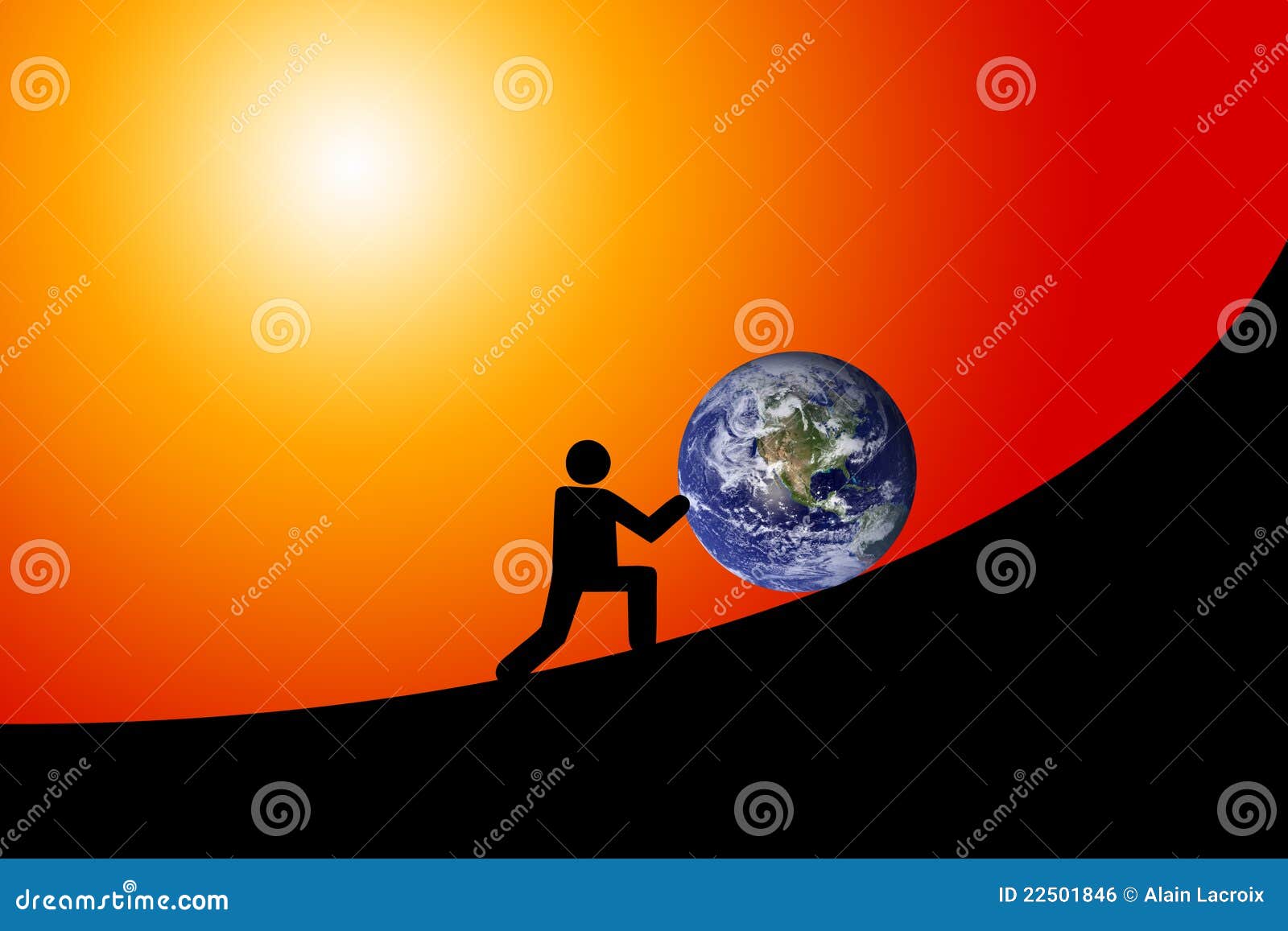 Earth future stock illustration. Illustration of determined - 22501846