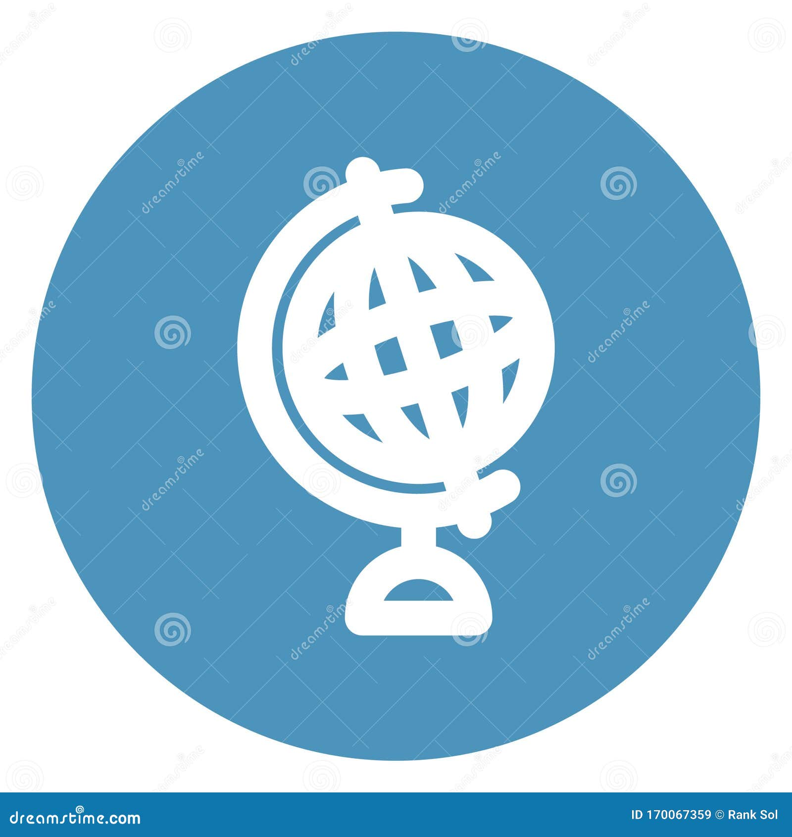 Earth, Geography Bold Vector Icon Which Can Be Easily Modified or ...