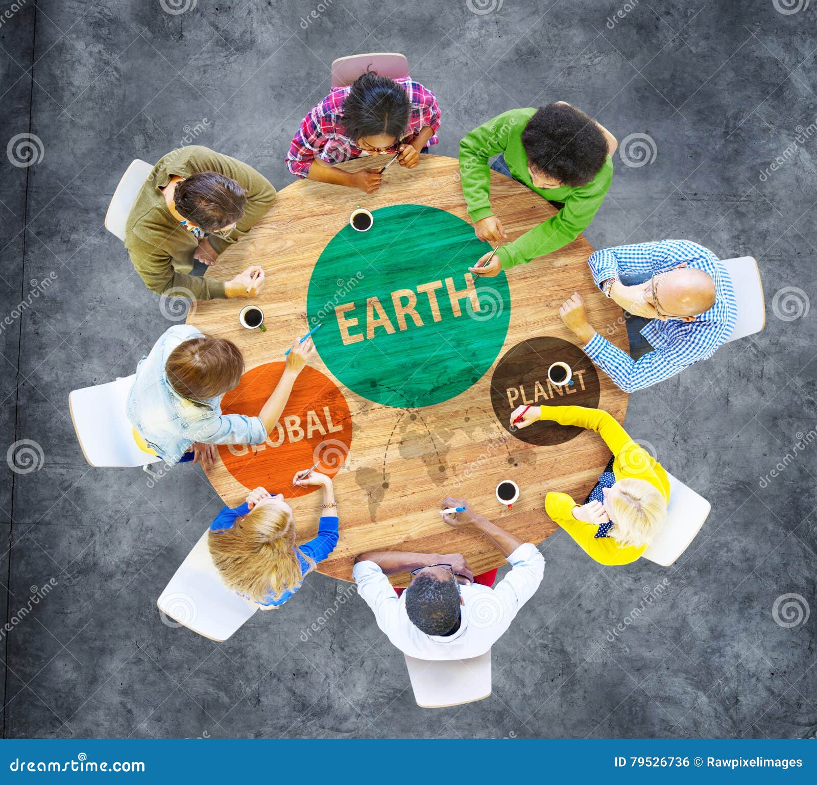 Earth Global Planet Globalization Connection Concept Stock Photo ...