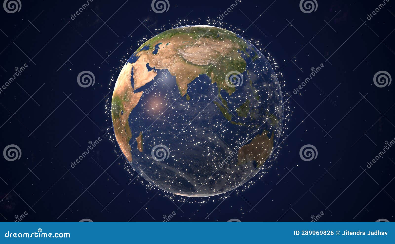 Earth Globalization or Communication Concept Stock Illustration ...