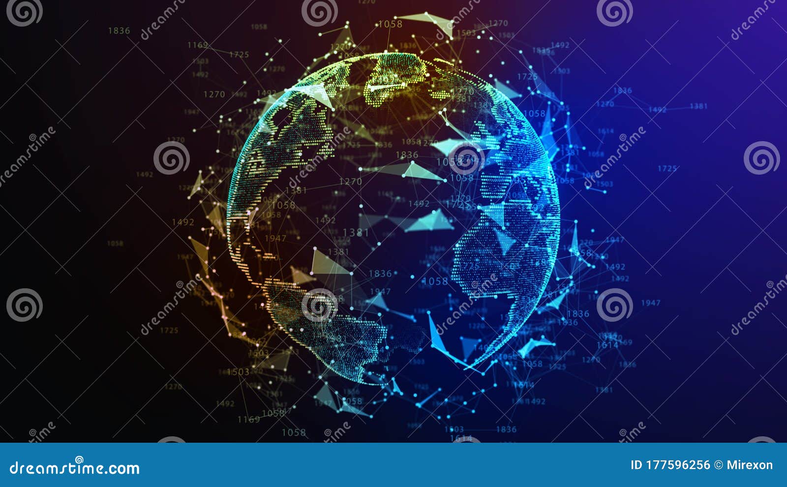 Earth Globe. Background with Light Effect. Global International ...