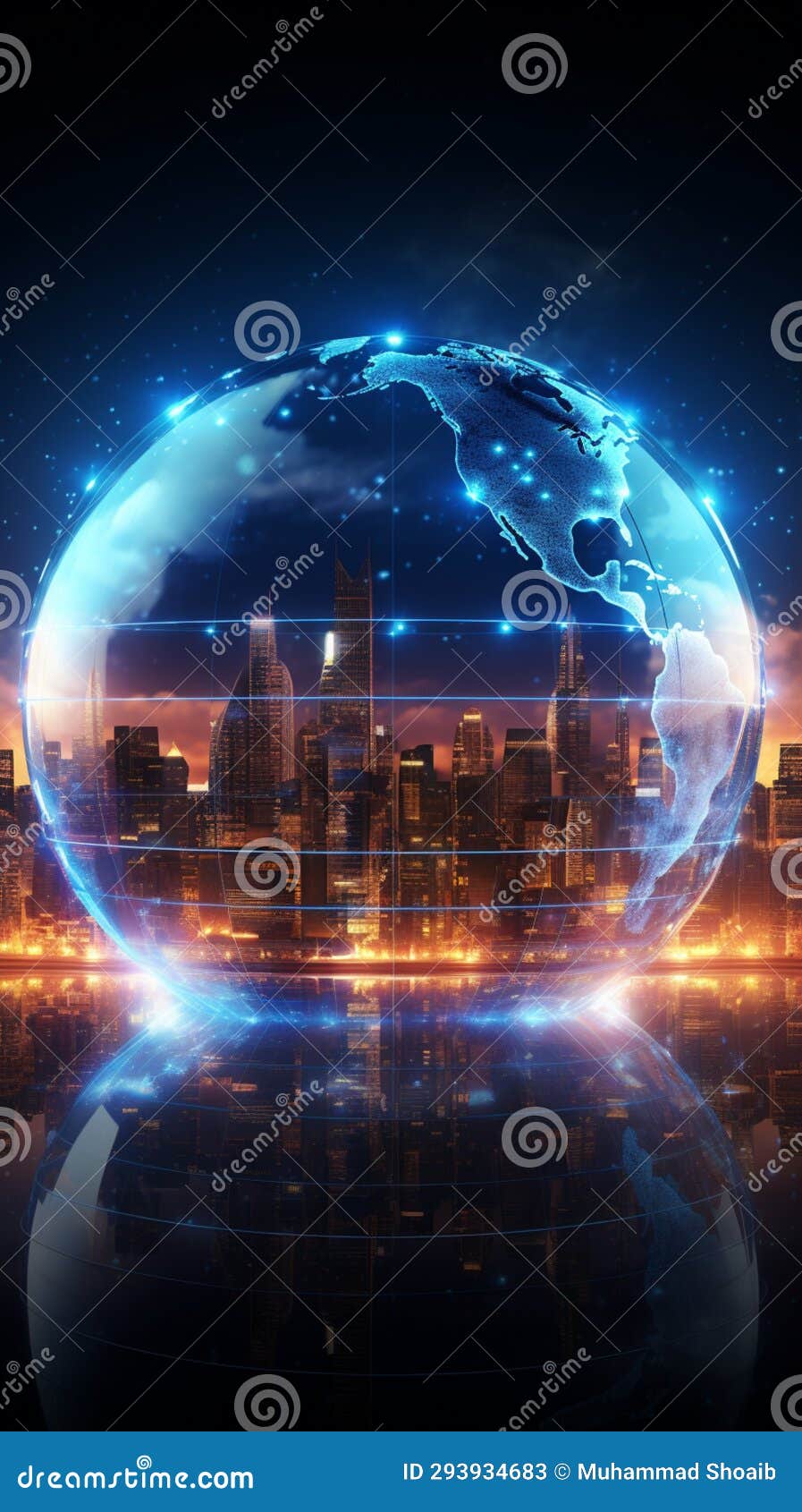 Communication Technologies, Geographically Distributed Group Colleagues. Online Meeting From ...