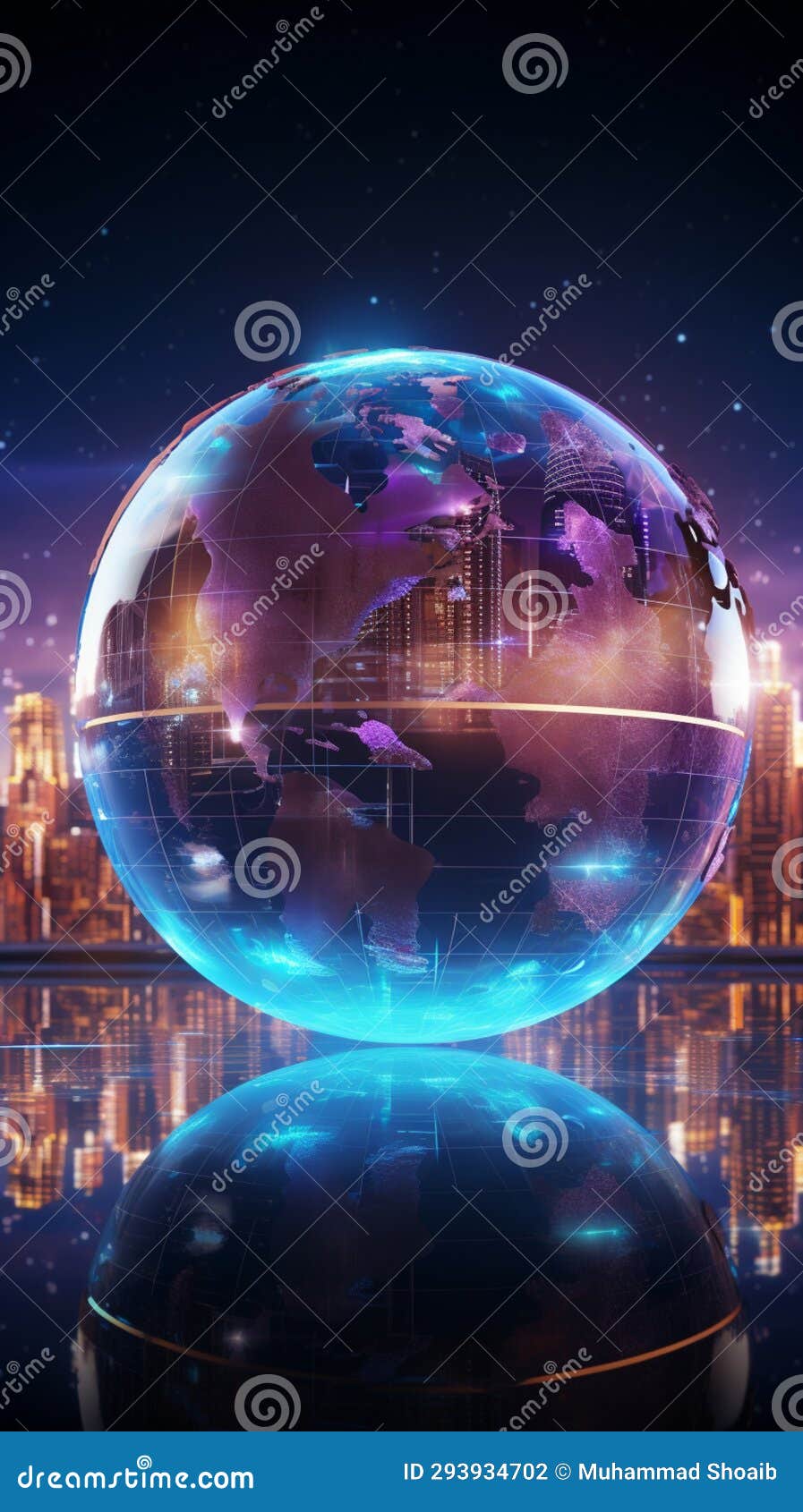 Communication Technologies, Geographically Distributed Group Colleagues. Online Meeting From ...