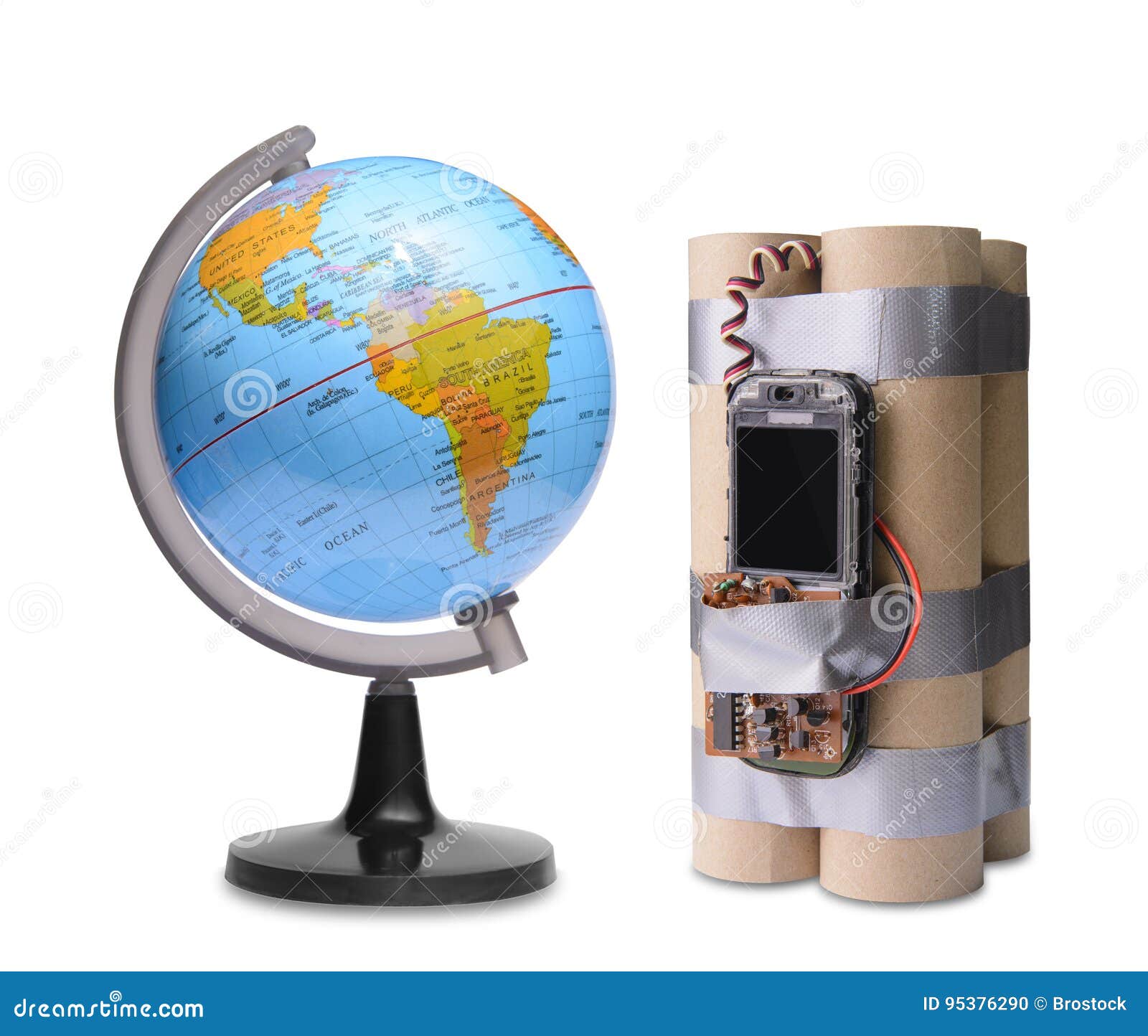 Earth Bomb Royalty-Free Stock Photography | CartoonDealer.com #1481795