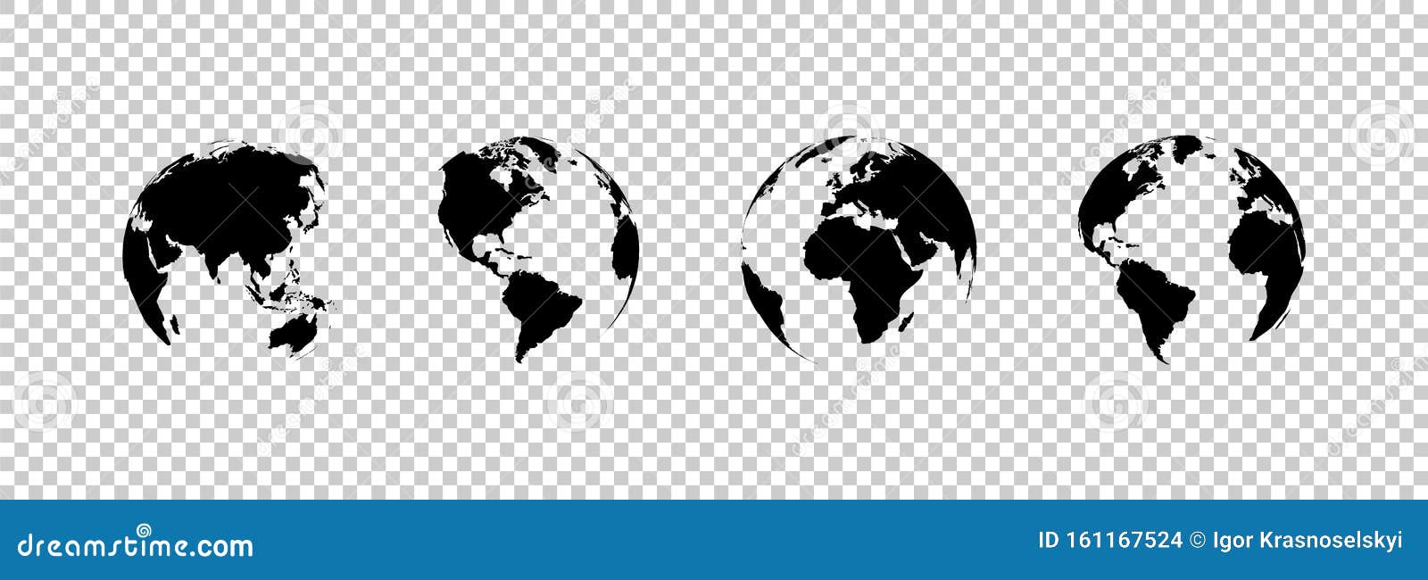 Earth Globe Collection. Set of Black Earth Globes, Isolated on ... Earth Globe Collection. Set of Black Earth Globes, Isolated on ...