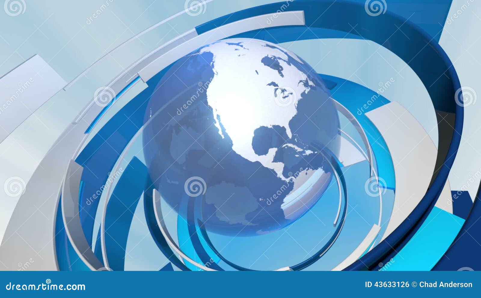 Earth Globe 3D Animation (HD Loop) Stock Footage - Video of futuristic ...