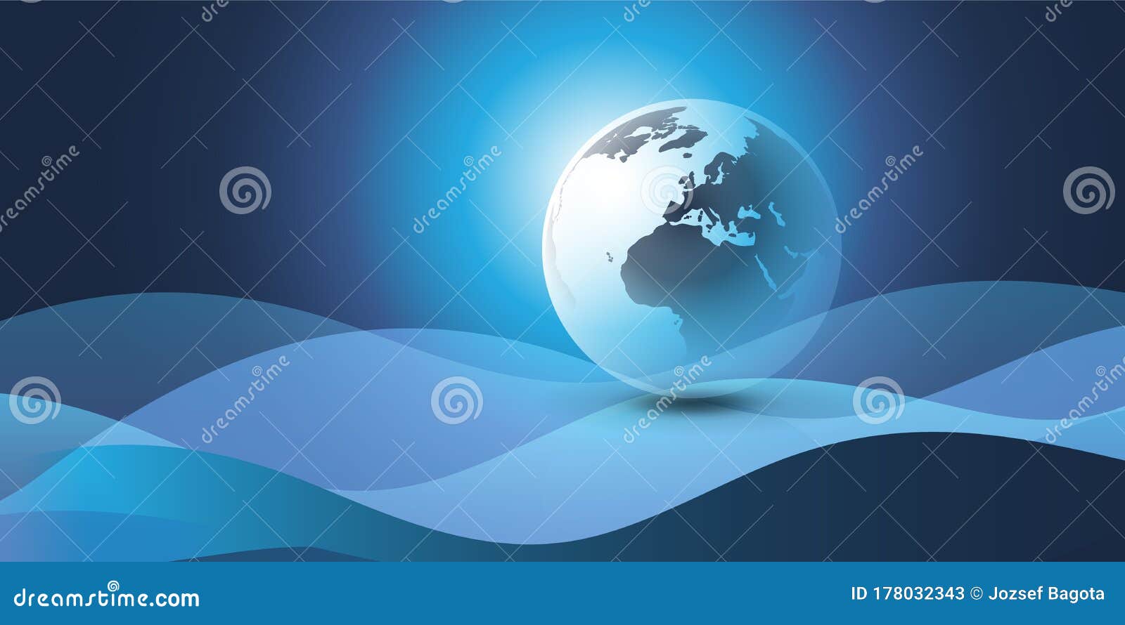 Earth Globe Design - Global Business, Technology, Globalisation Concept ...
