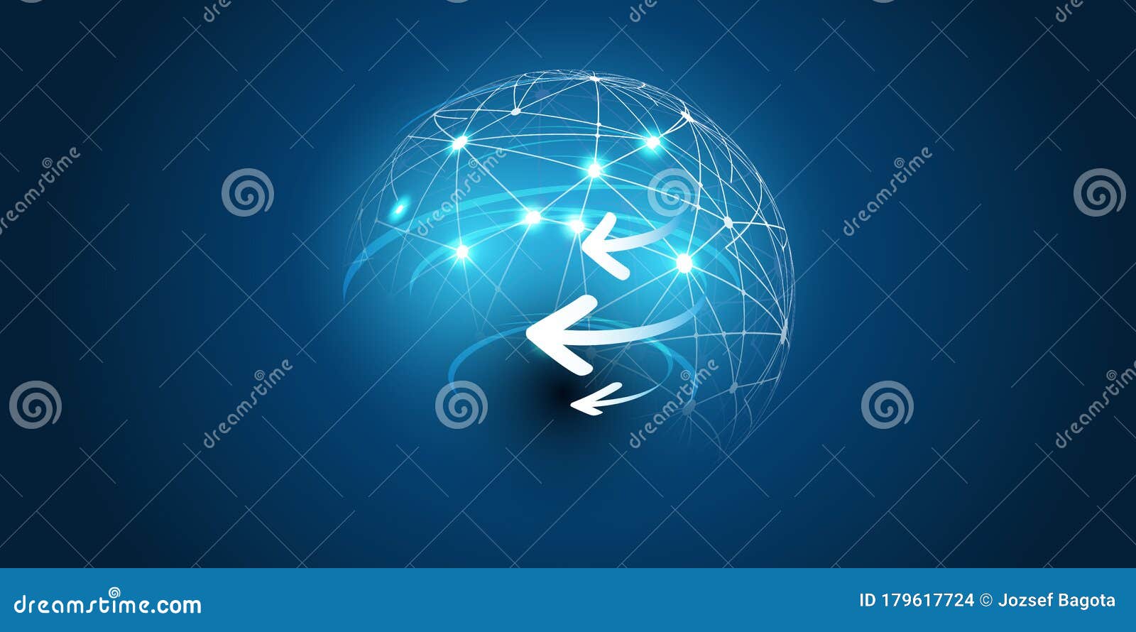 Earth Globe Design - Global Business, Technology, Network ...