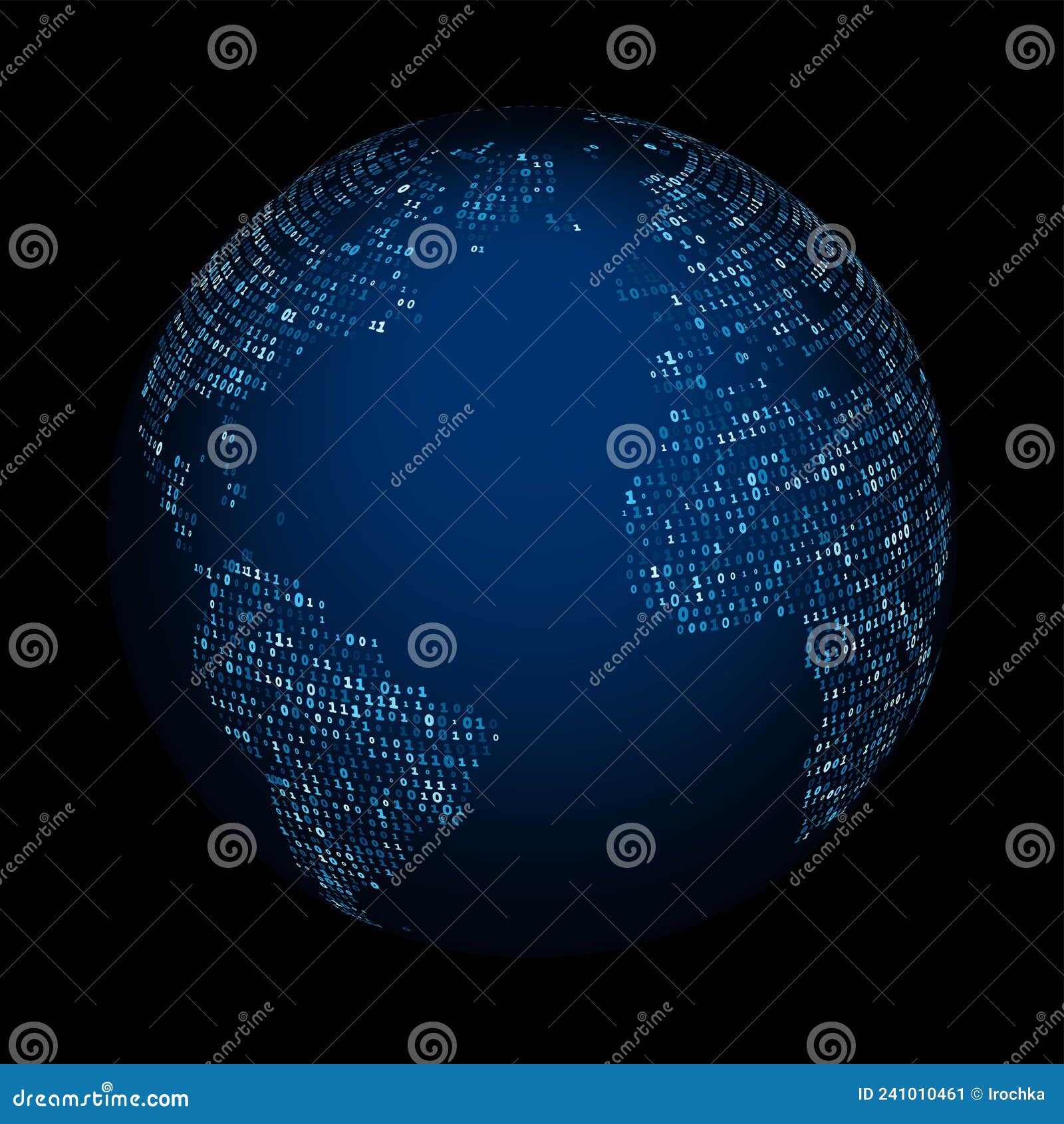 Earth Globe. Digital Technology Computing Communication Concept Pattern ...