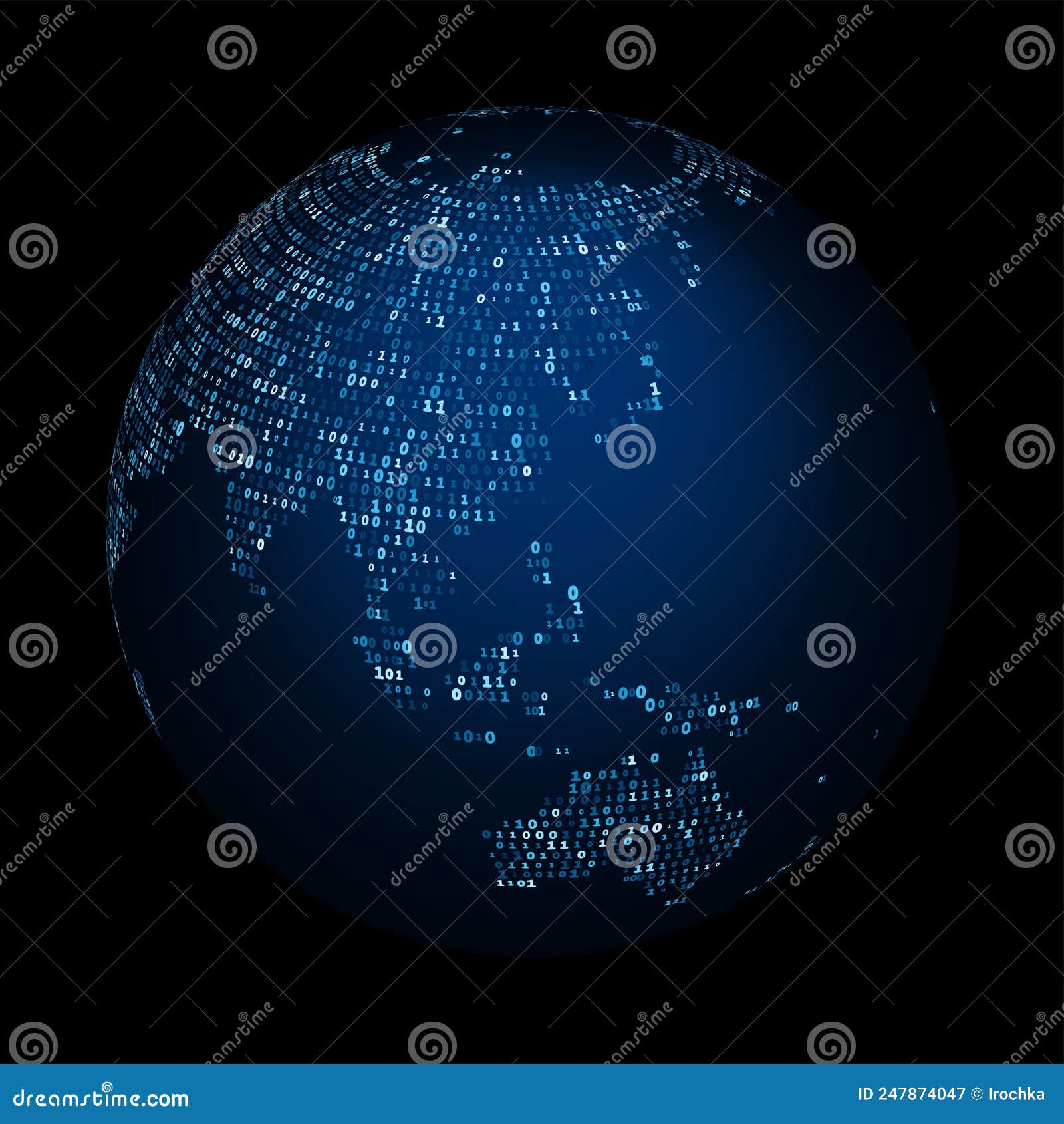 Earth Globe. 3d Vector Illustration Stock Vector - Illustration of ...