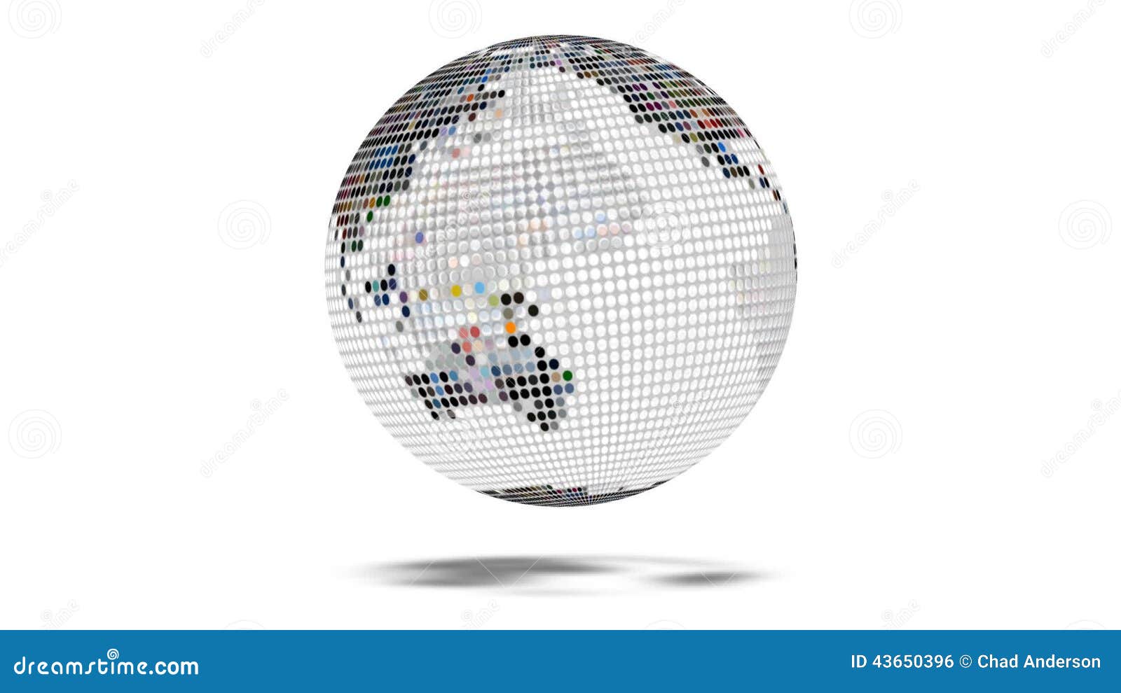 Earth Globe Dot Matrix stock footage. Video of opportunity - 43650396