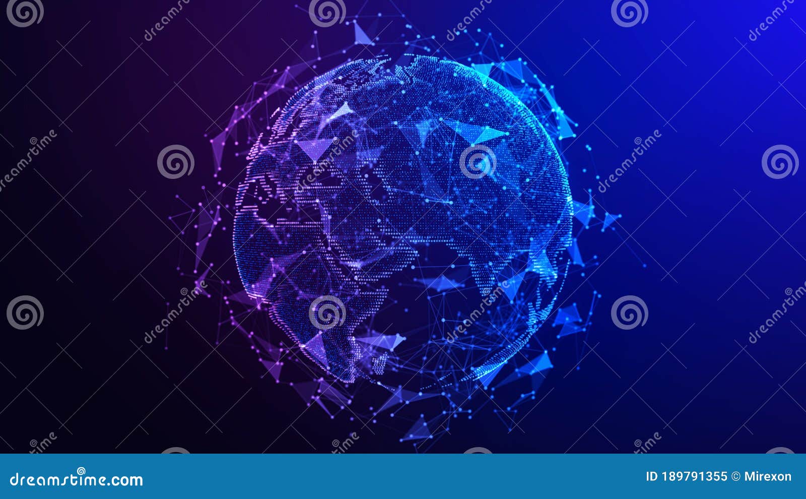 Earth Globe. Global International Connectivity Background Stock ...