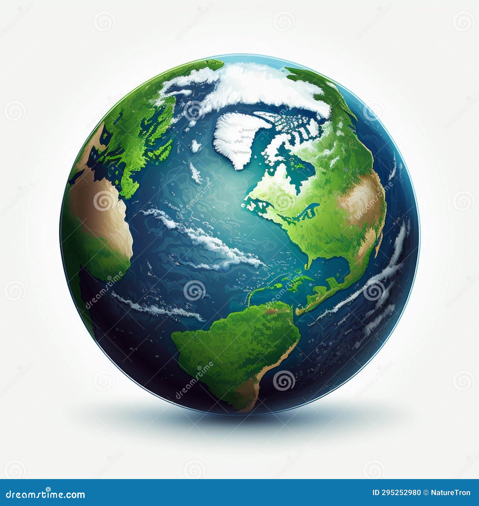 Earth Globe Isolated on White Earth Globe on White Background Earth ...