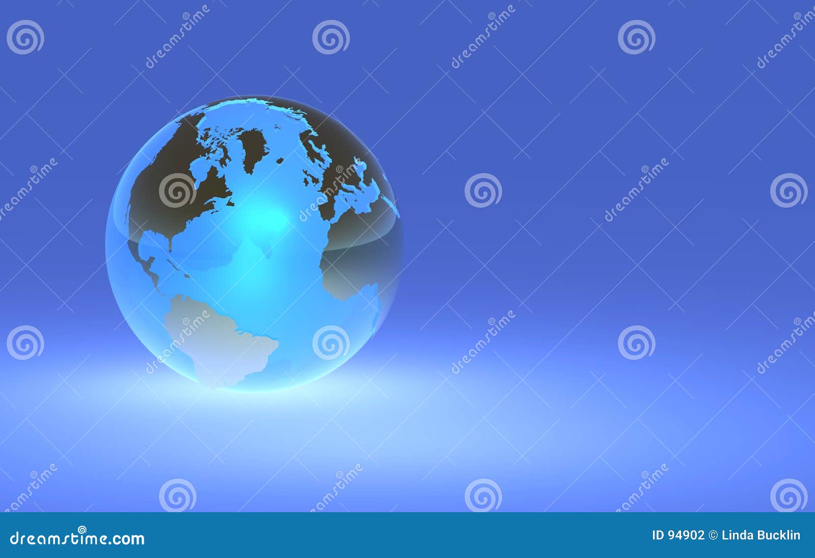 Earth Globe - Left Orientation Stock Illustration - Illustration of ...
