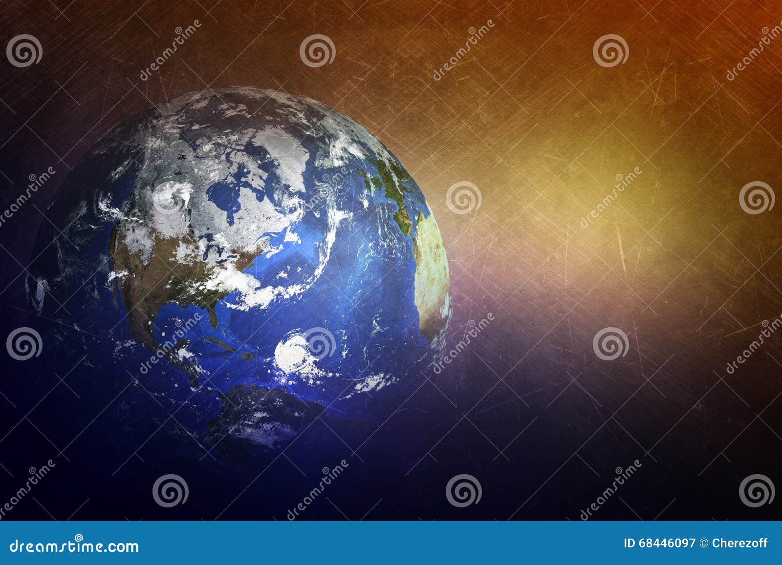 Earth globe with light stock image. Image of planet, modern - 68446097