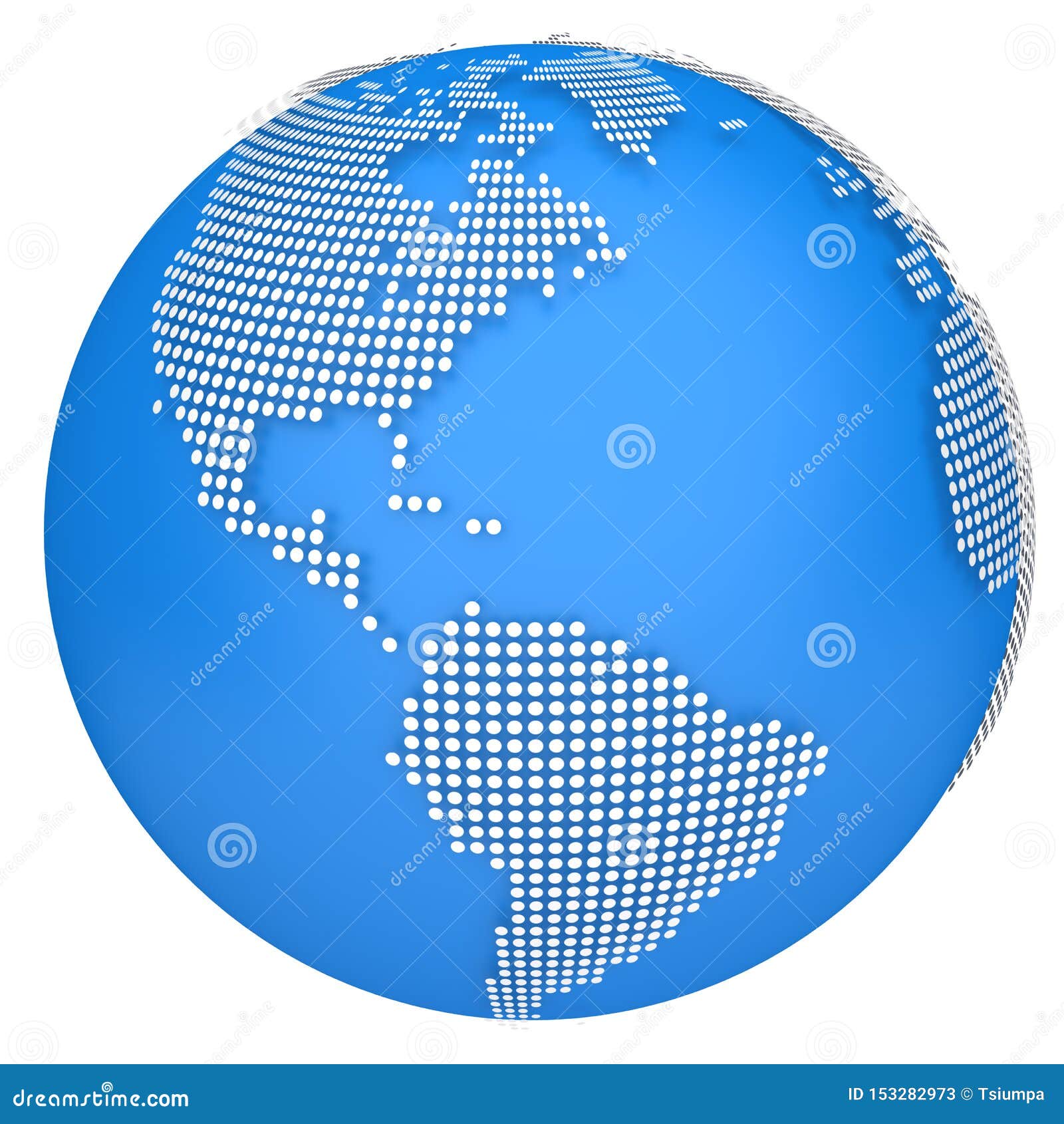 Earth Globe Model. 3d Illustration Stock Illustration - Illustration of ...