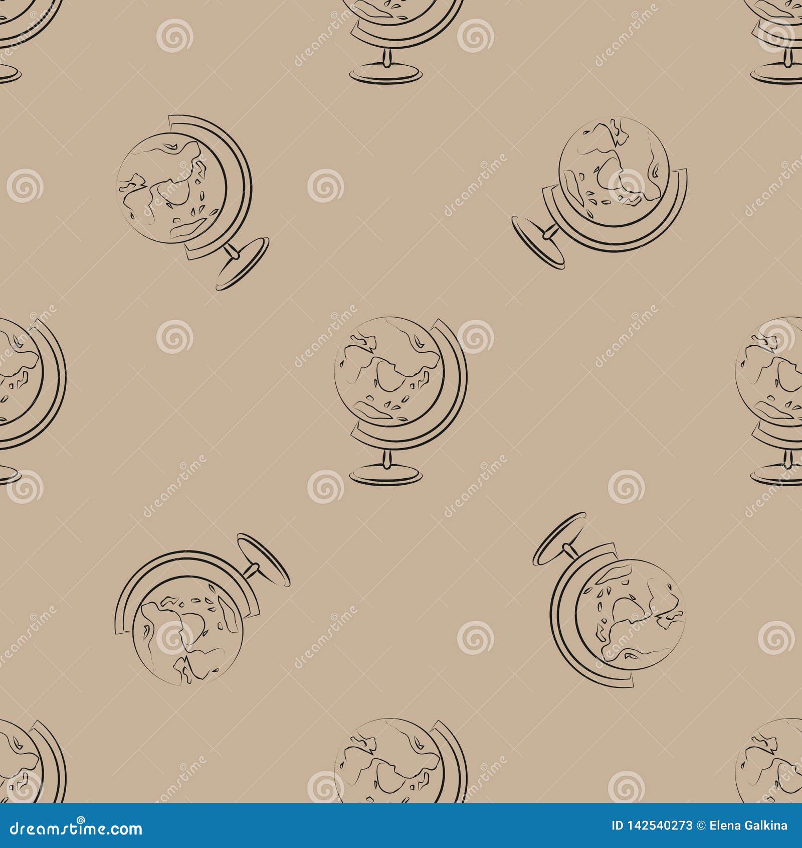 Earth globe pattern stock vector. Illustration of decoration - 142540273