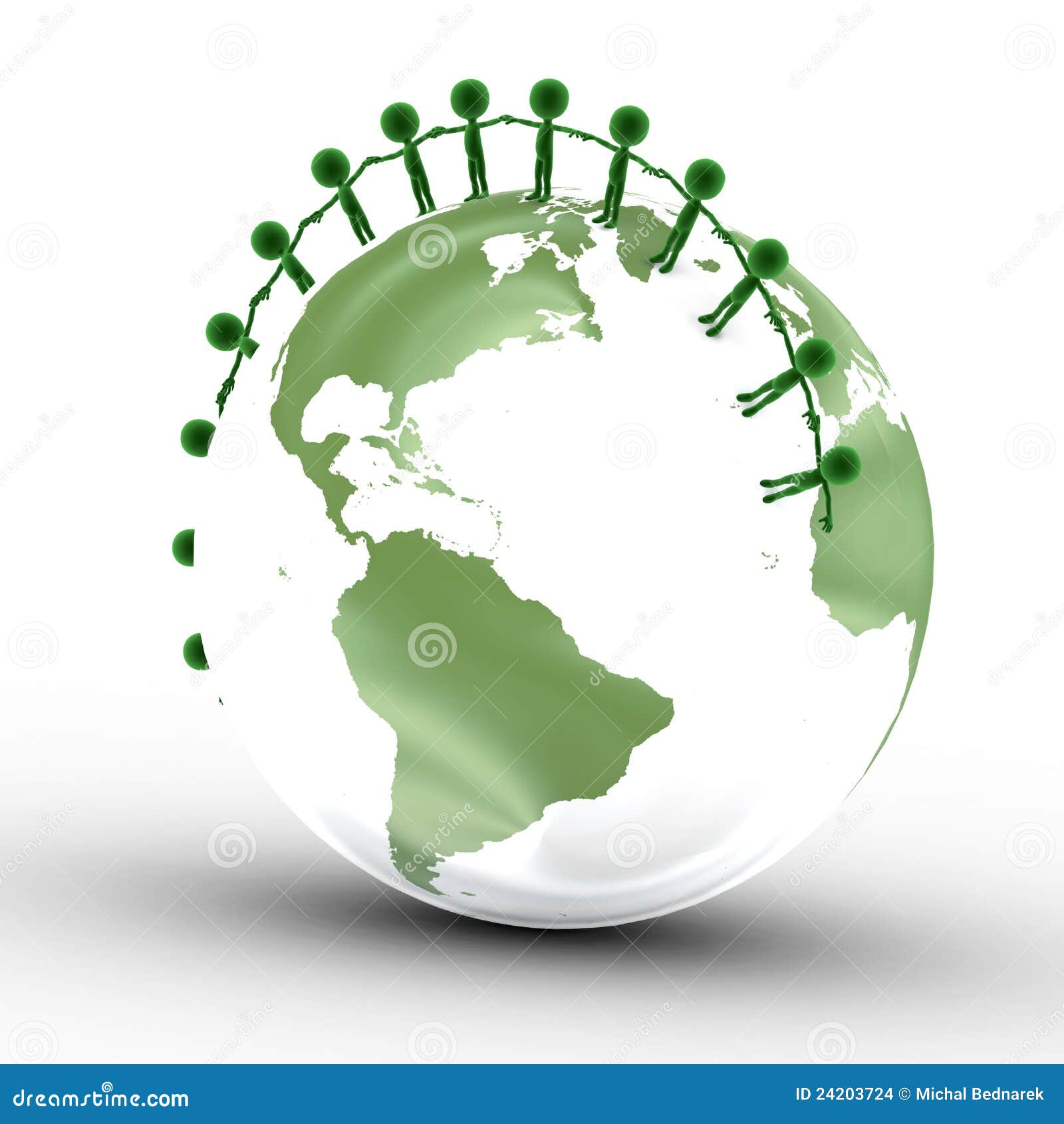 Earth Globe, People Together Stock Illustration - Illustration of earth ...