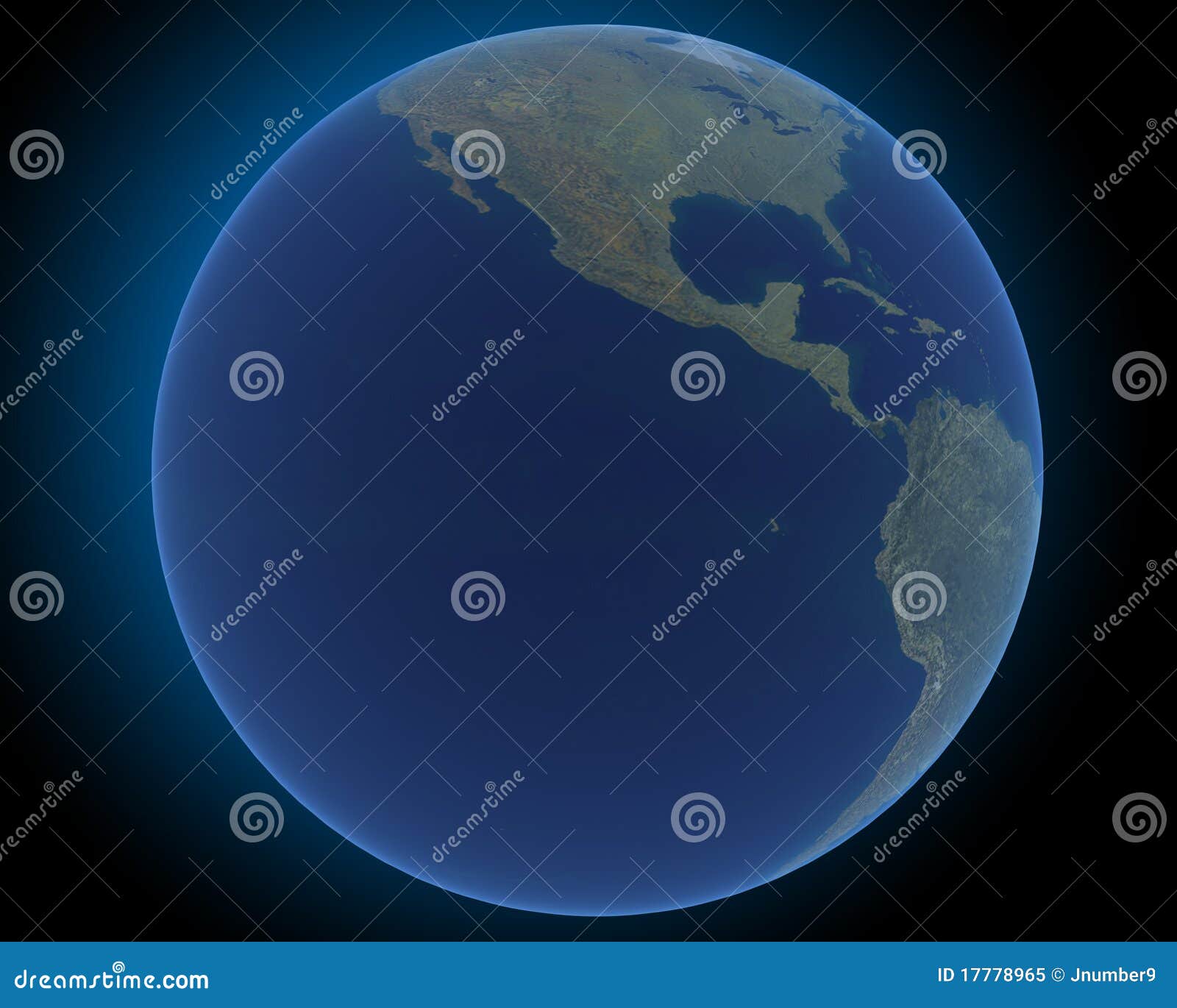 Earth globe in the space stock illustration. Illustration of concept ...