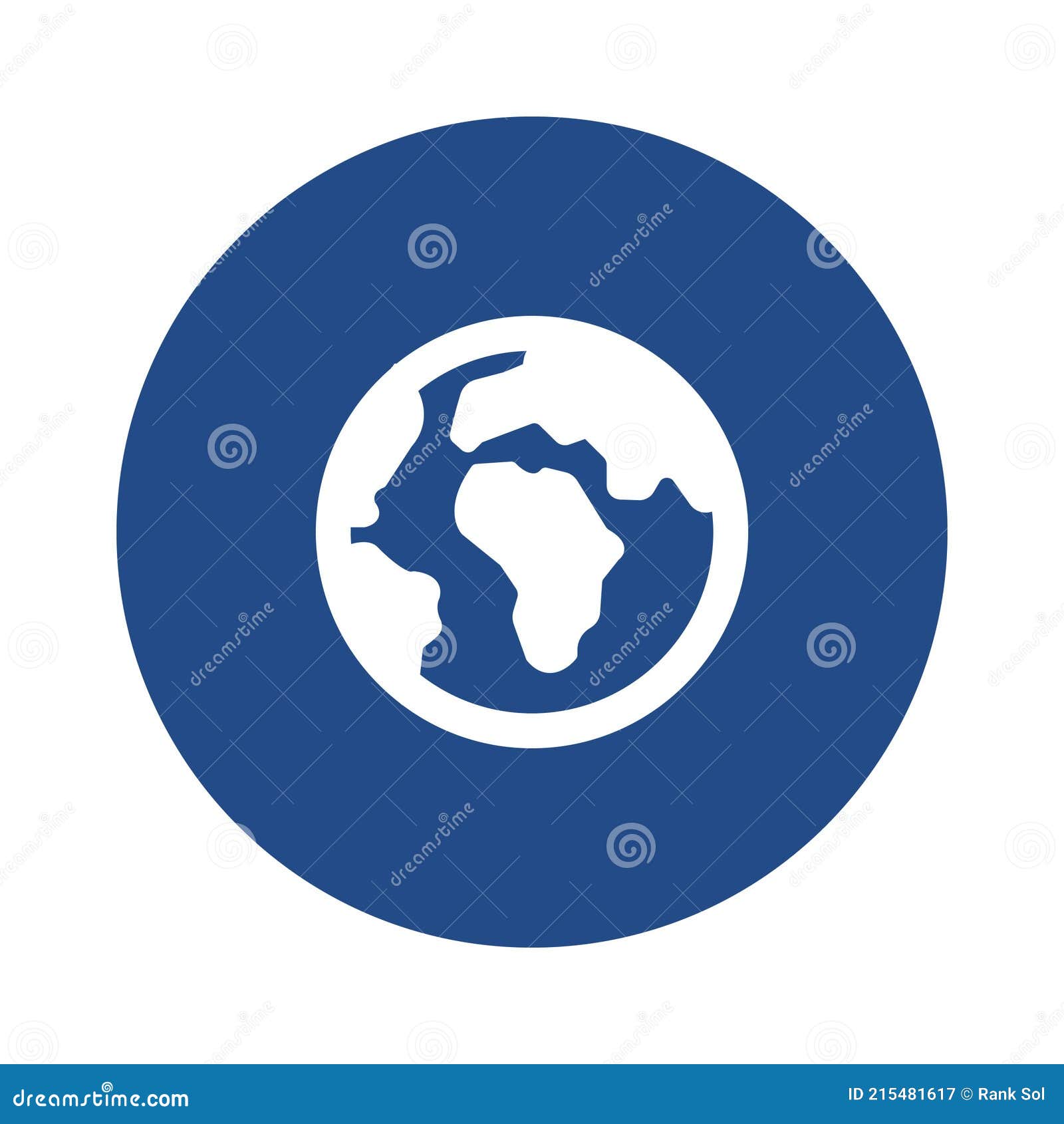 Earth Globe Vector Icon Which Can Easily Modify or Edit Stock Vector ...
