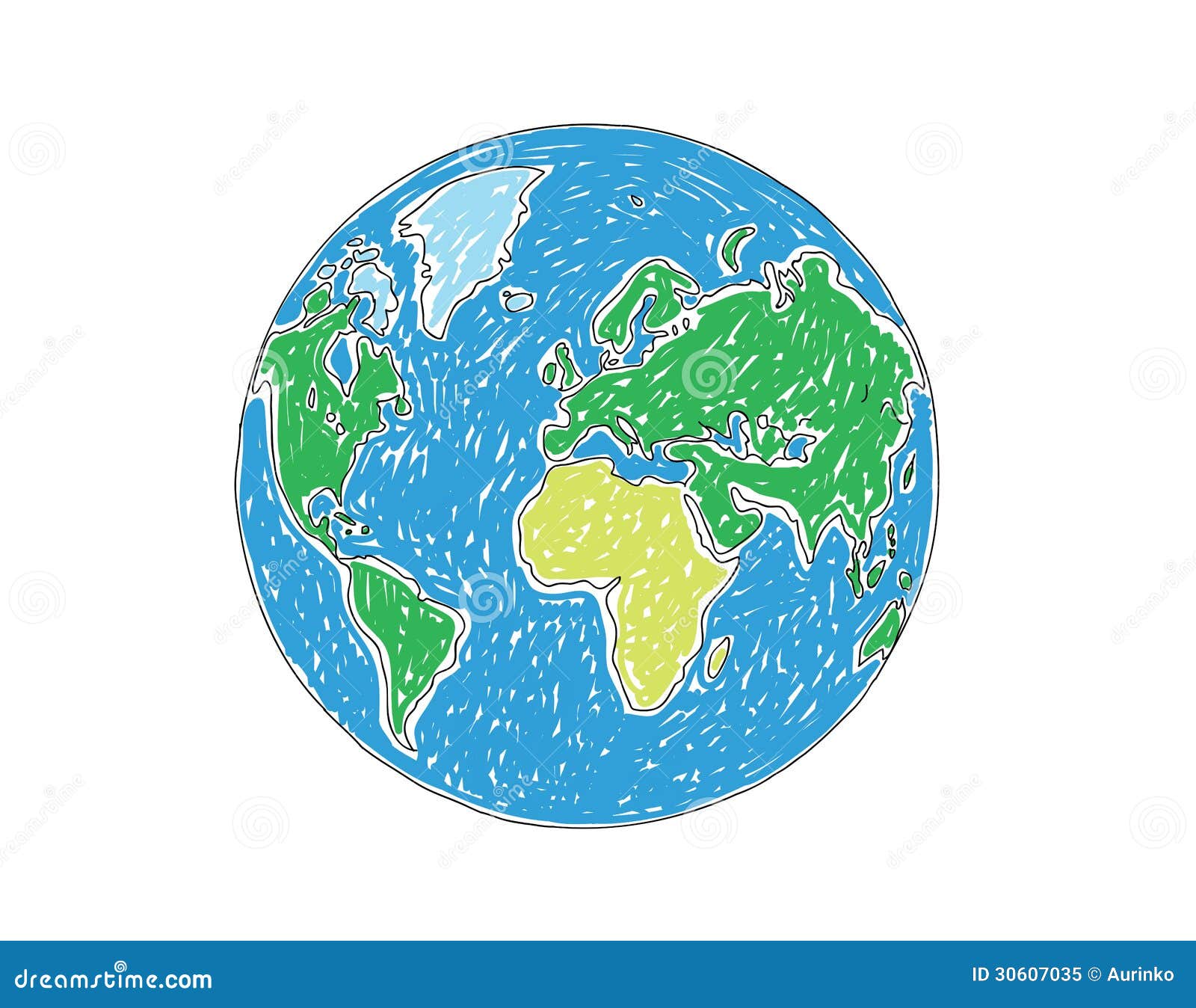 Earth Globe stock vector. Illustration of educational - 30607035