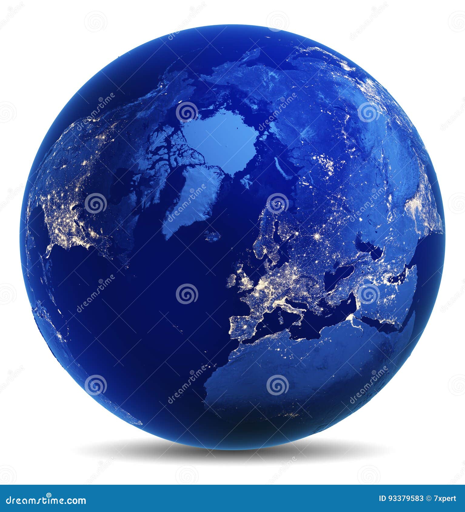 Earth globe white isolated stock image. Image of europe - 93379583