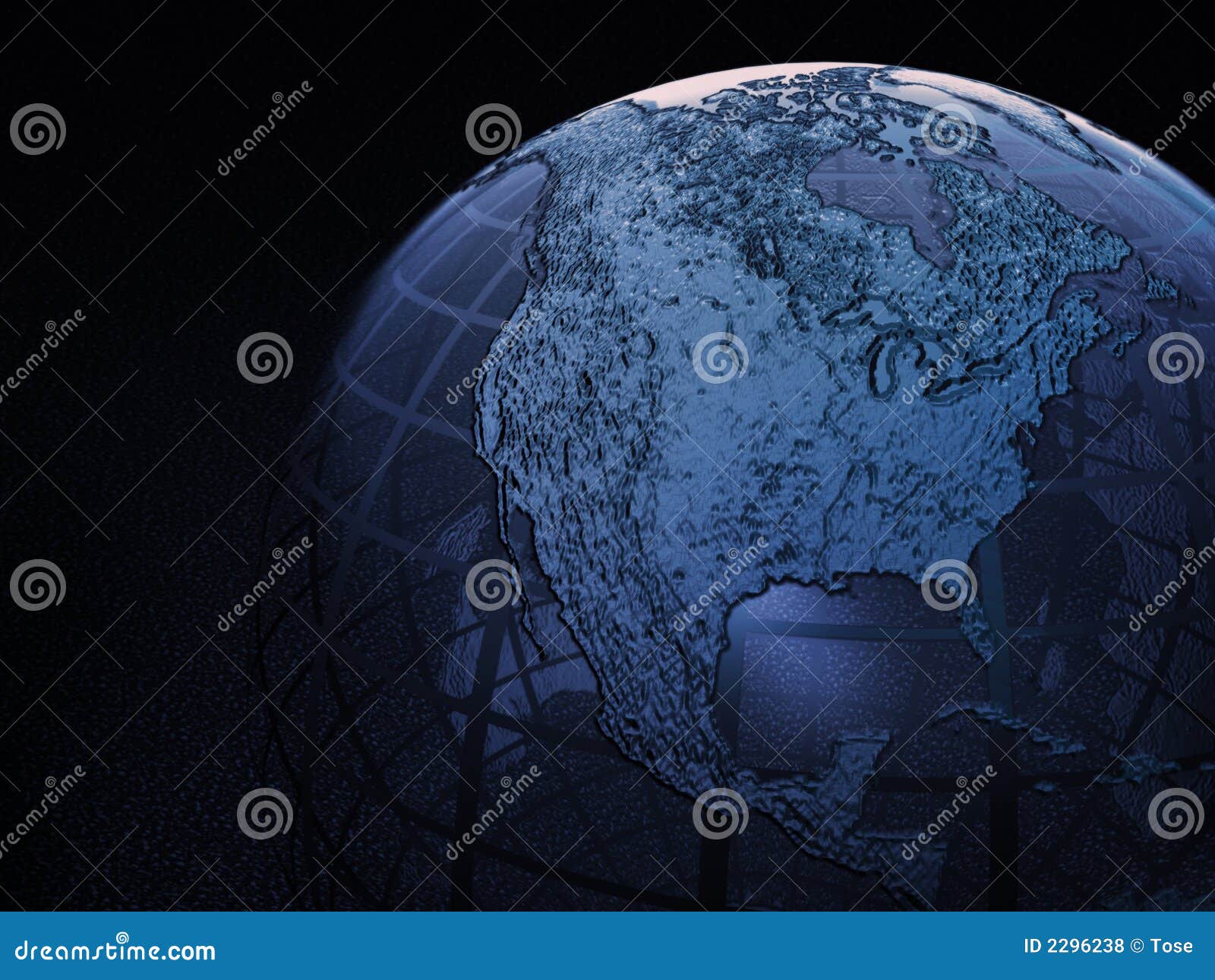 Earth globe wire frame stock photo. Image of blue, earth - 2296238