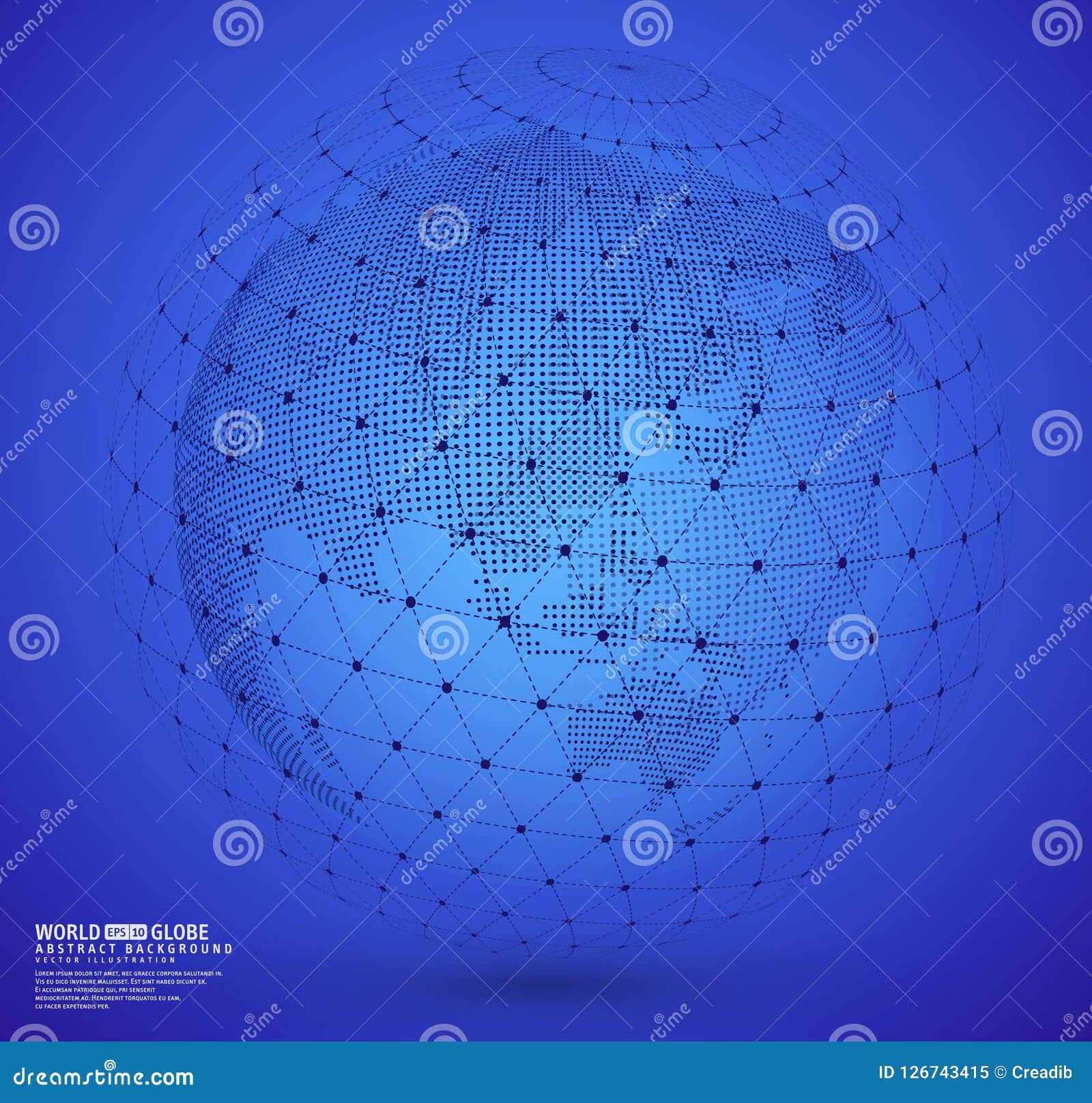 Earth Globe with Wire Frame Sphere Stock Vector - Illustration of curve ...