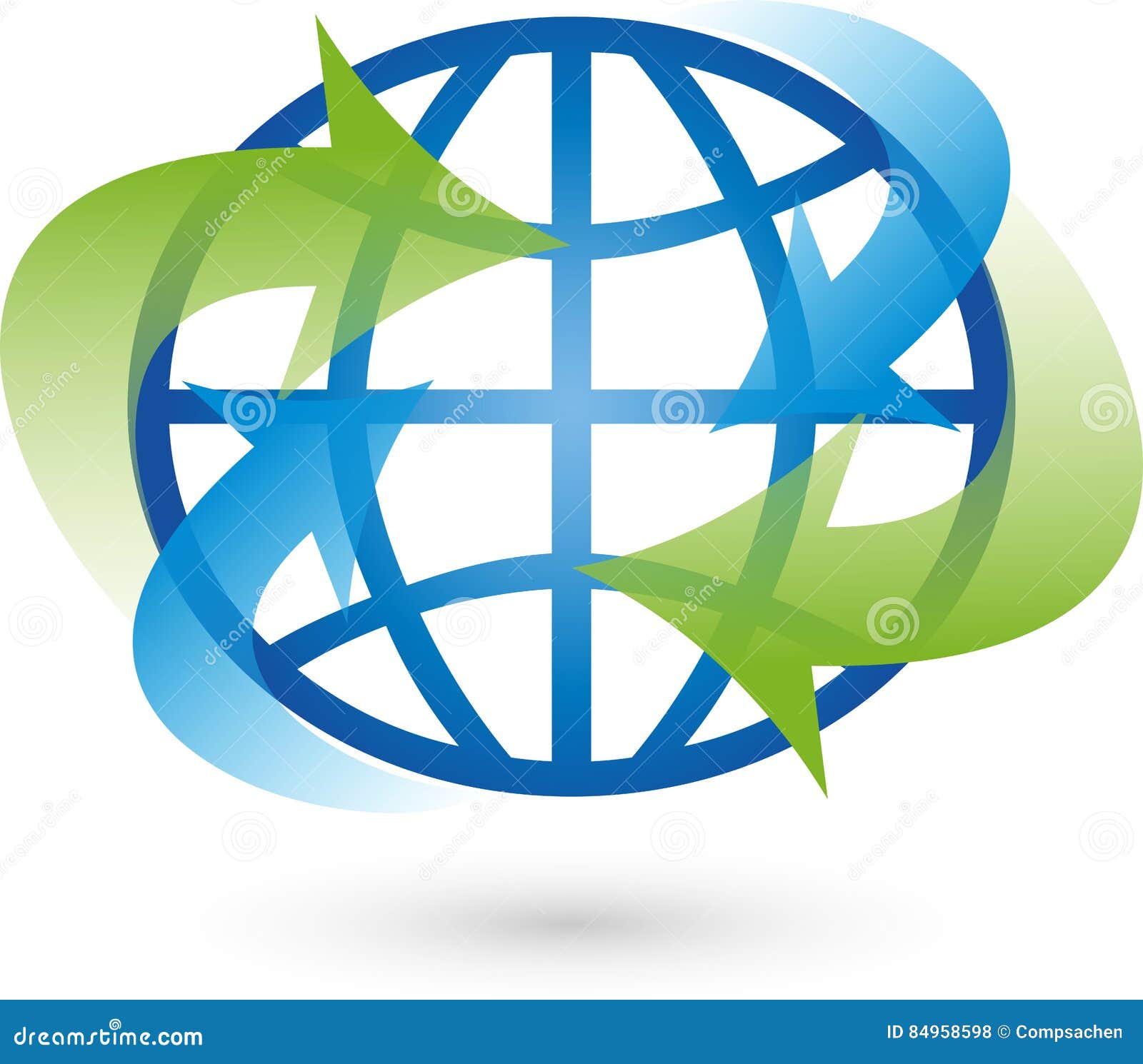 Earth, Globe, World Globe, Arrows, Logo Stock Vector - Illustration of ...
