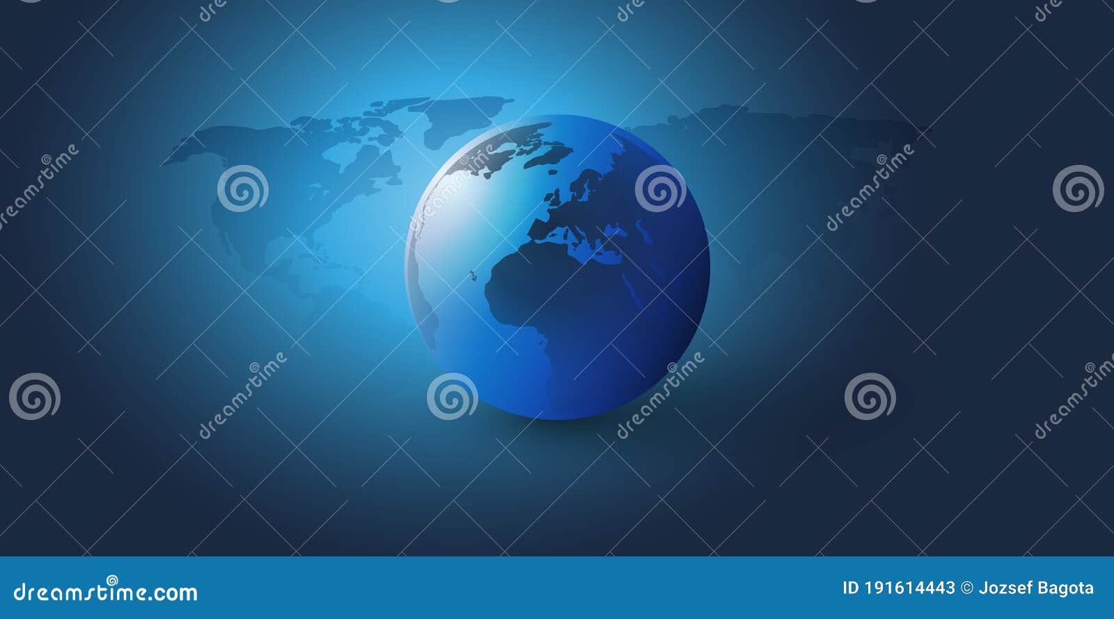 Earth Globe and World Map Design Layout- Global Business, Technology ...