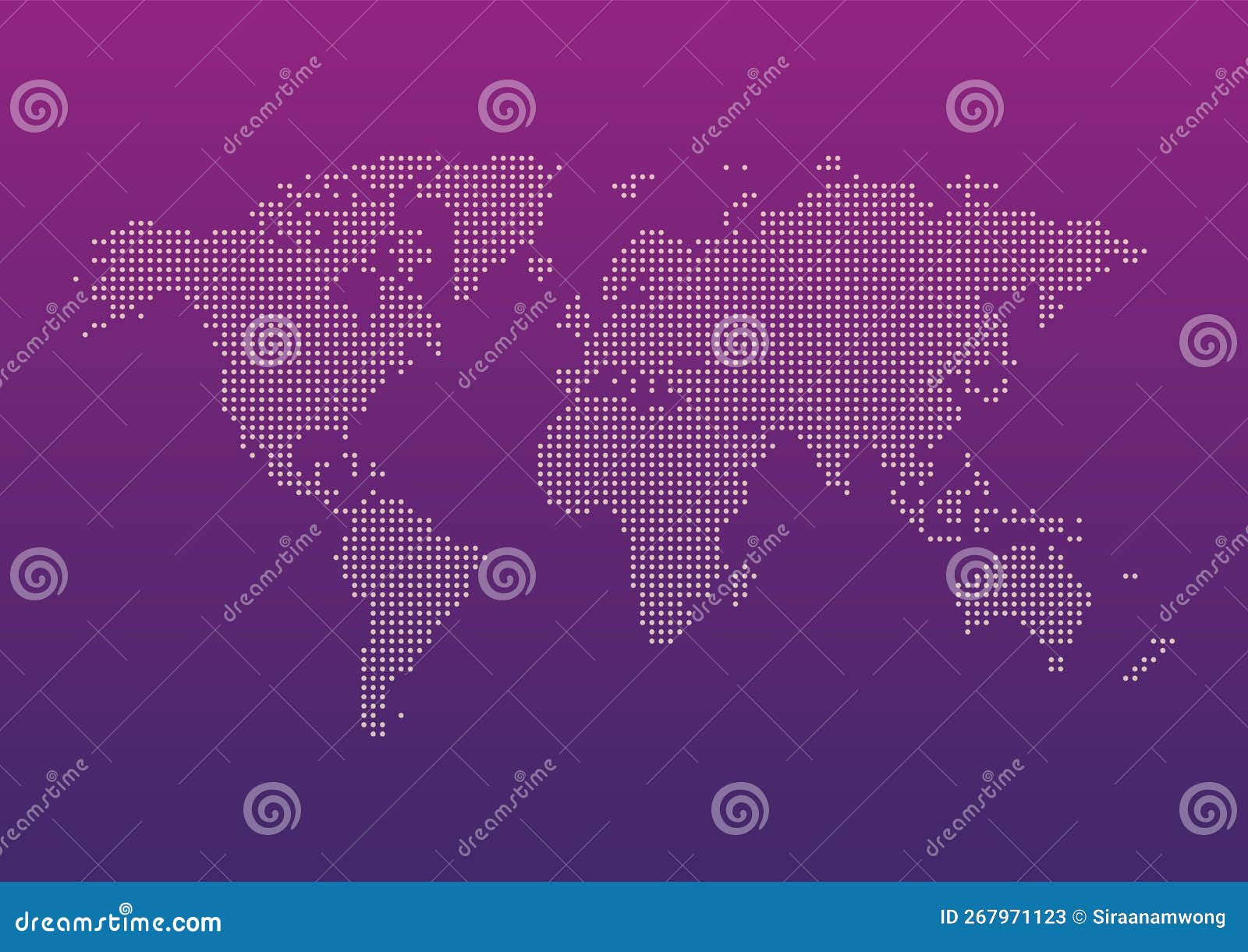 Earth Globe World Map of Dots Stock Vector - Illustration of geography ...