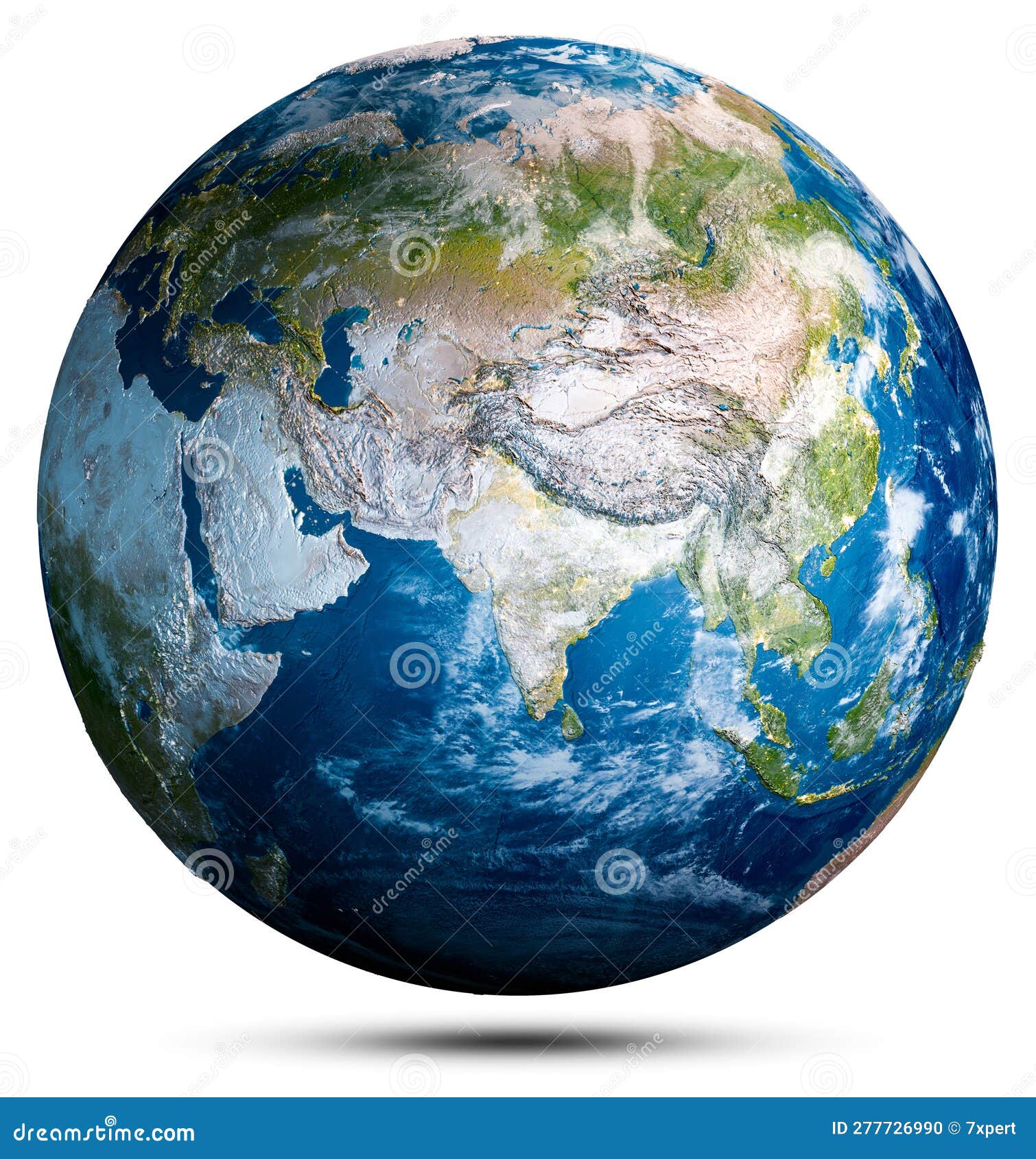 Earth globe world map stock illustration. Illustration of north - 277726990