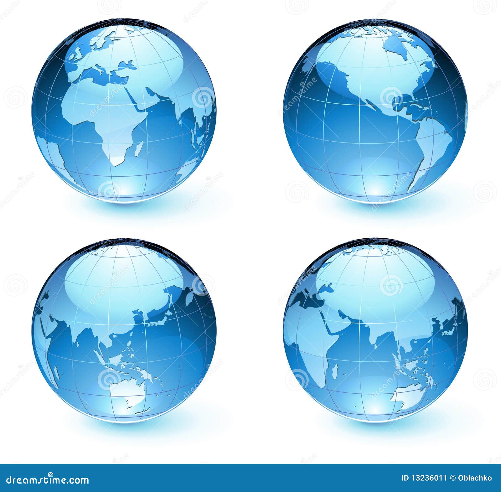 Earth Globes stock vector. Illustration of front, circle - 13236011