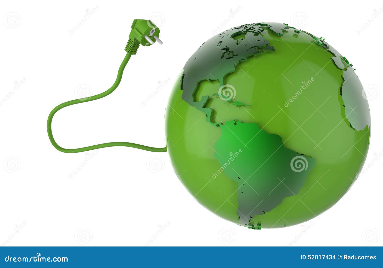 Green Power Renewable Energy Words Light Switch Royalty-Free Stock ...