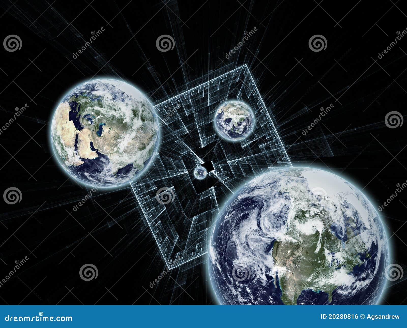 Earth on Grid stock illustration. Illustration of design - 20280816