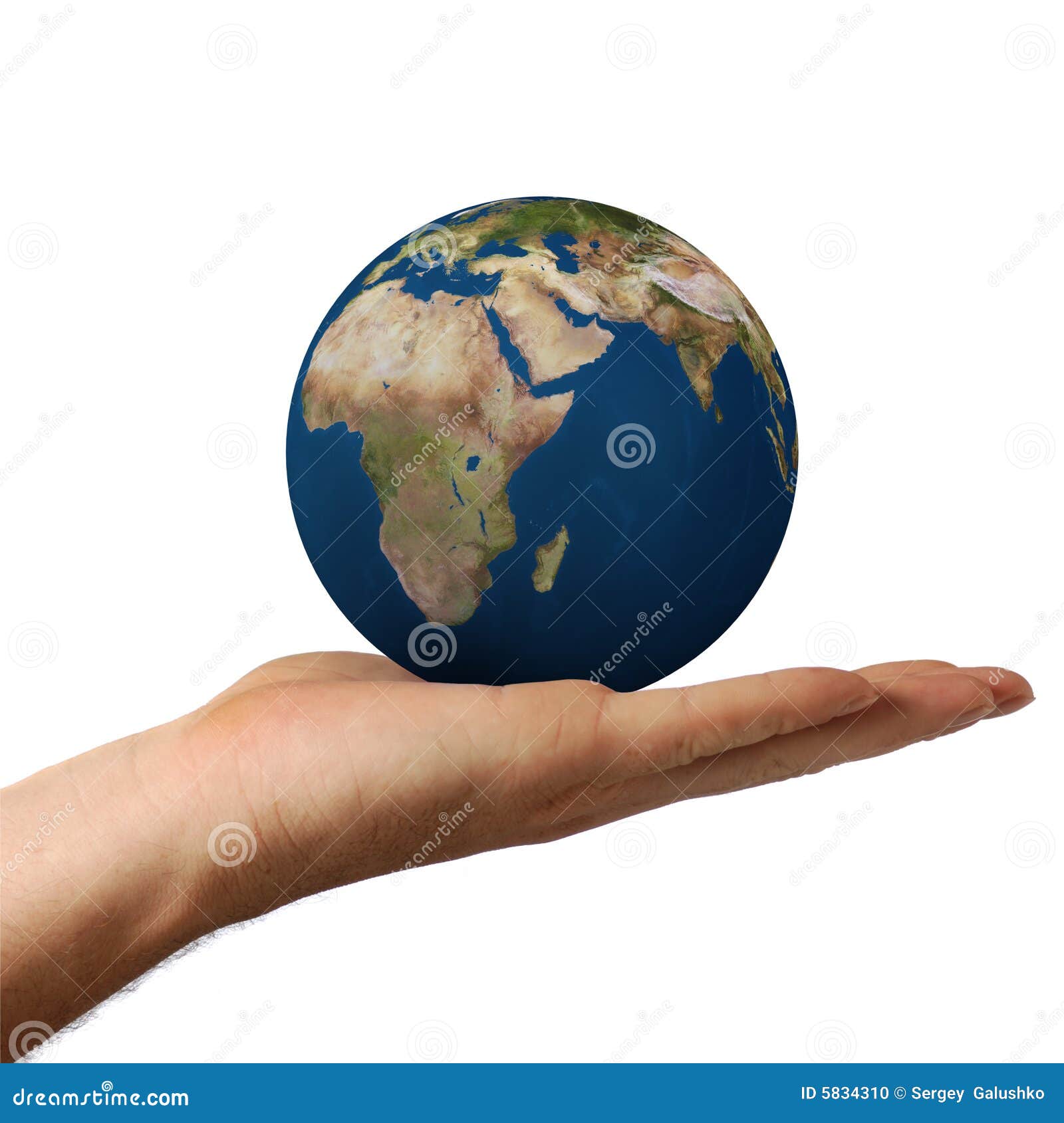 Earth and hand stock photo. Image of business, nature - 5834310